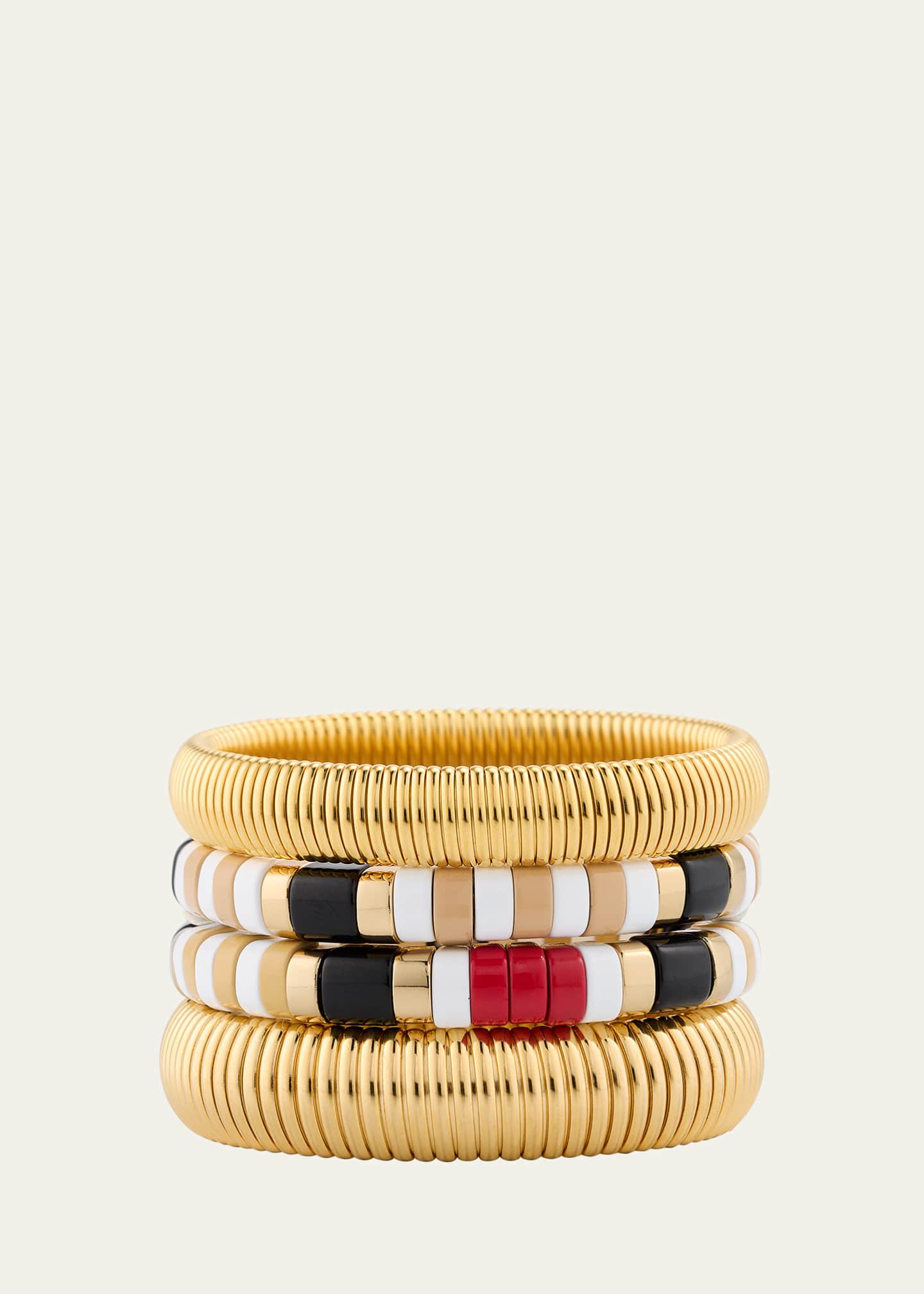 Ben-Amun The London Stack Cobra Bracelets, Set of 4 - Bergdorf Goodman