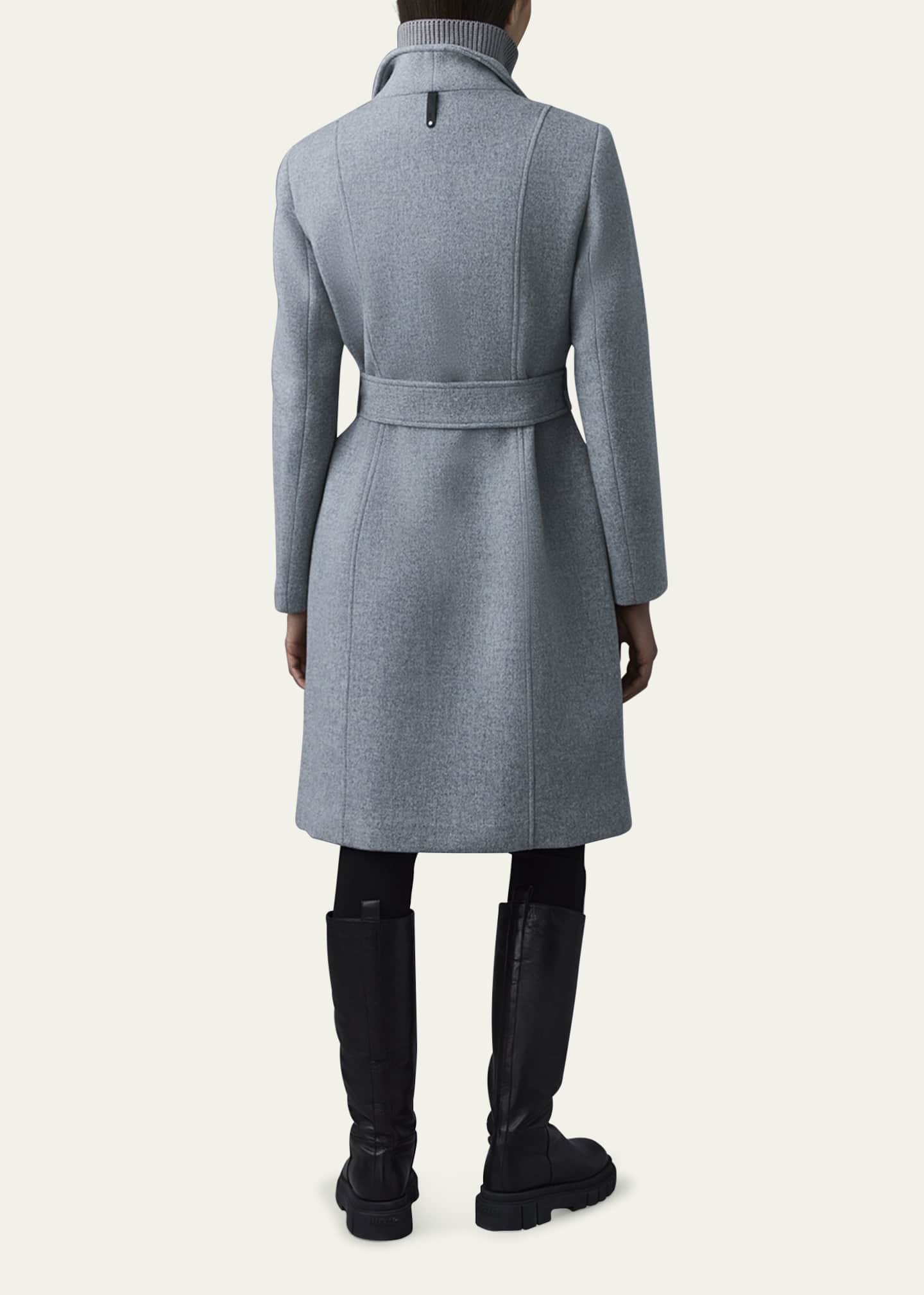Mackage Norita Double-Face Belted Wool Coat - Bergdorf Goodman