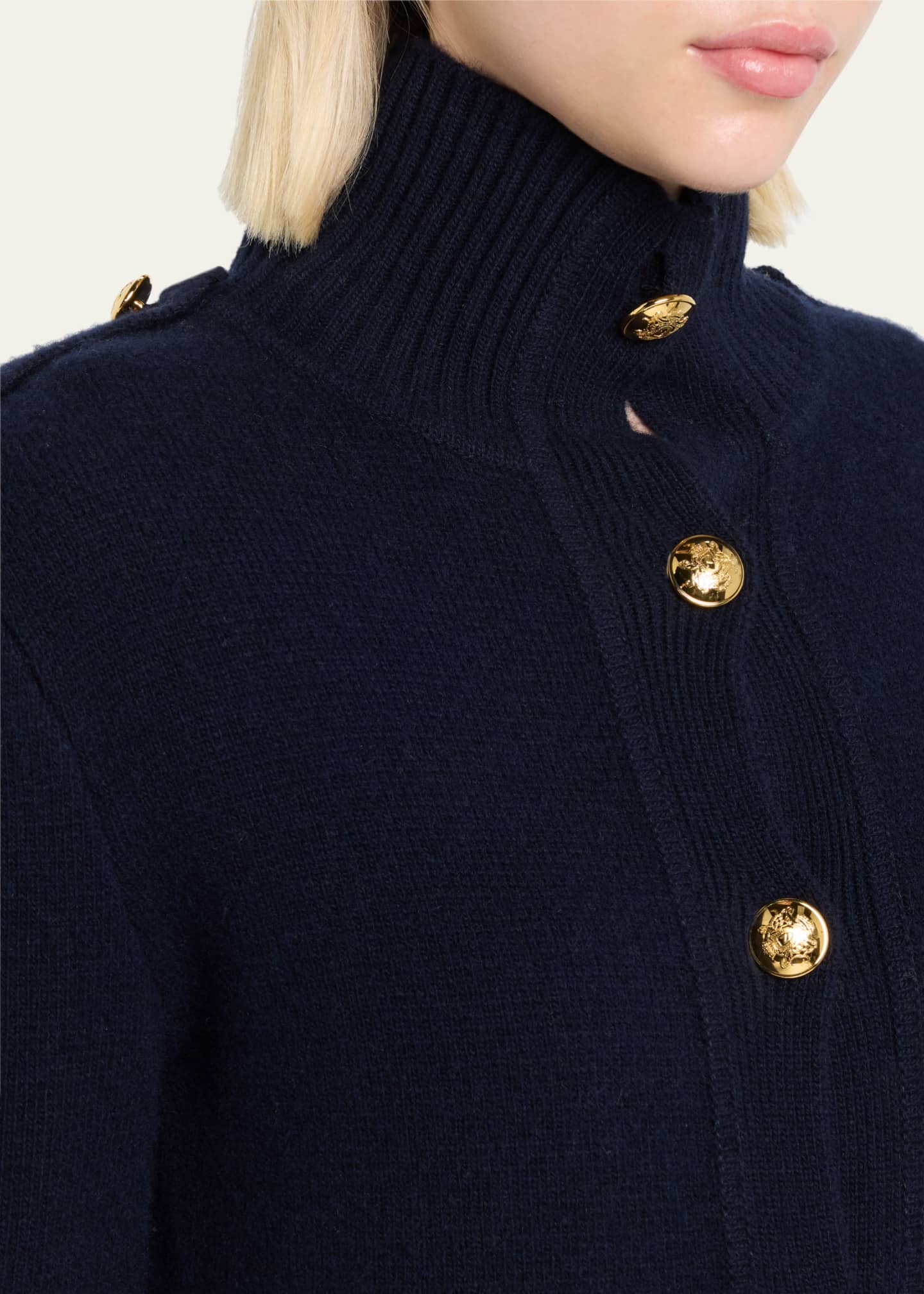 Nili Lotan Kala High-Neck Wool-Cashmere Jacket - Bergdorf Goodman