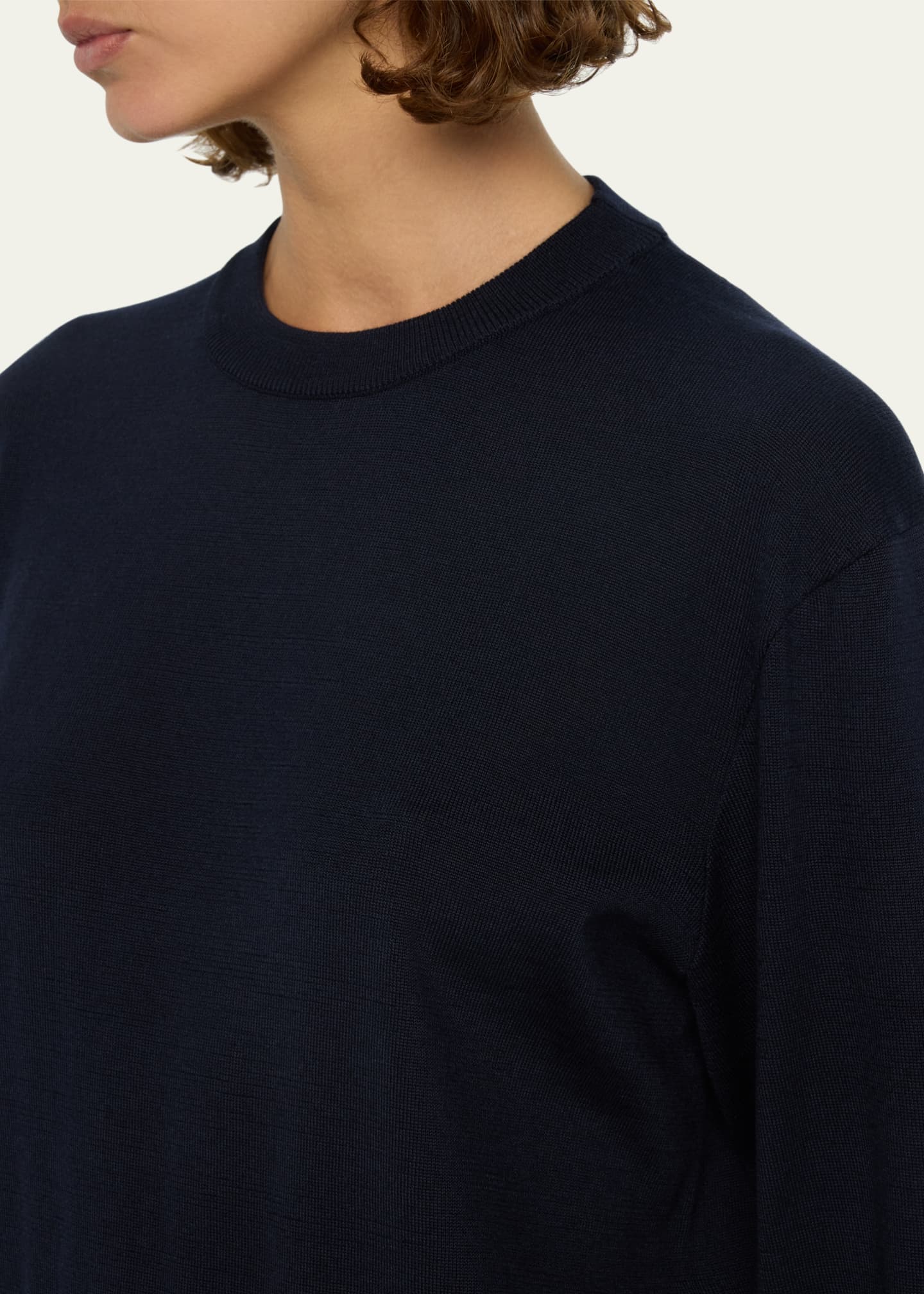 THE ROW Druyes Wool Cashmere Top - Bergdorf Goodman