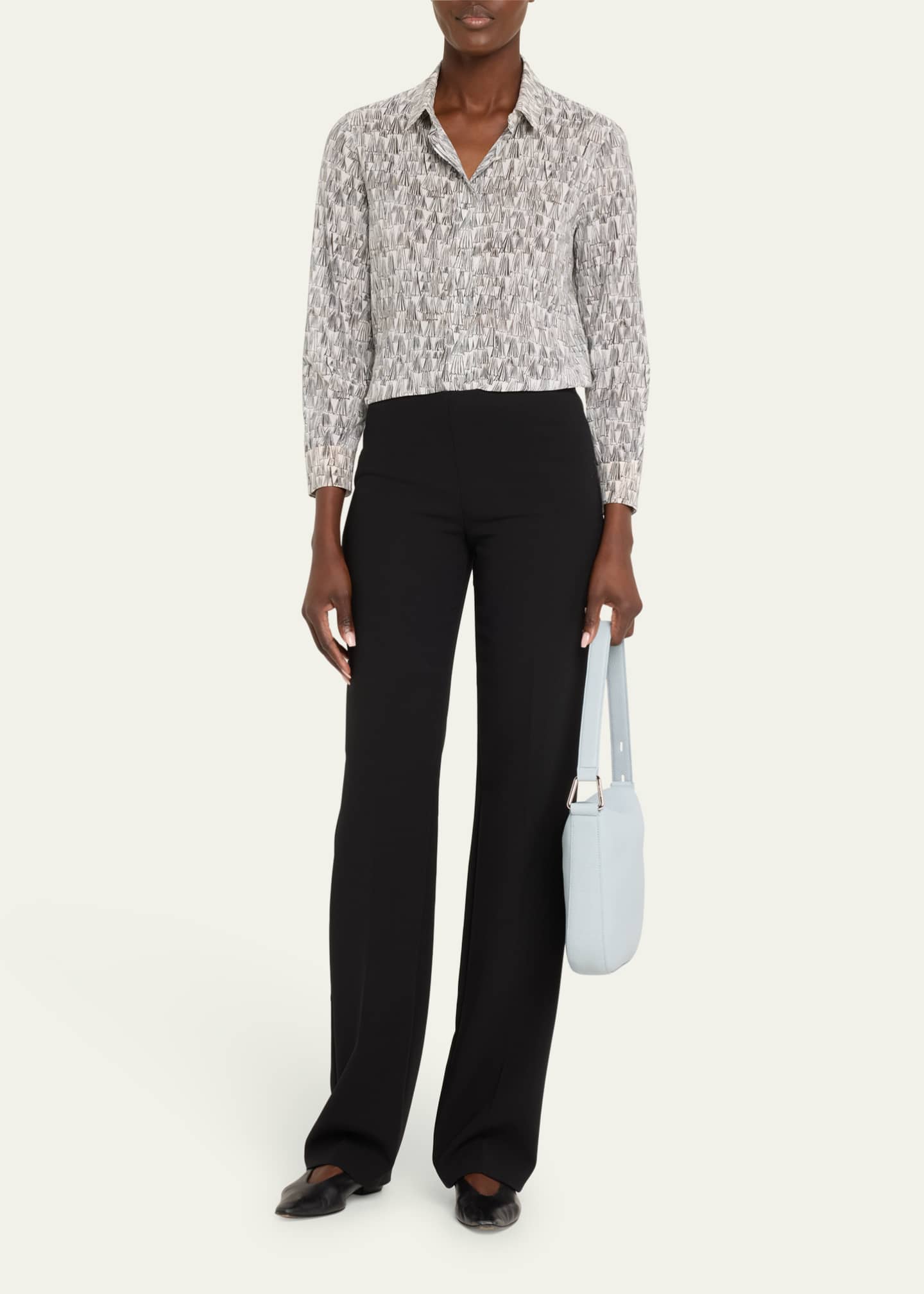 Akris Anna Little Leather Hobo Bag - Bergdorf Goodman