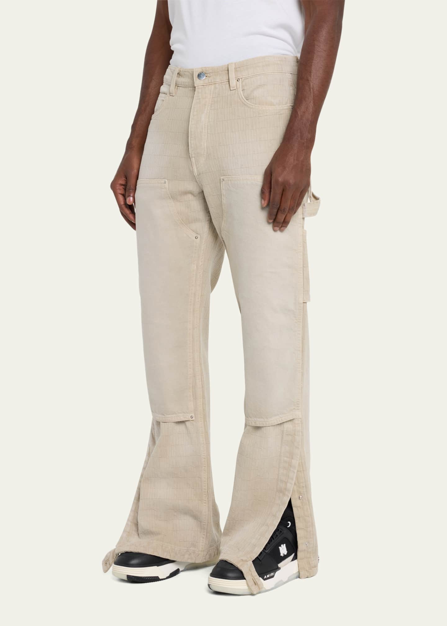 Amiri Men's Repeat-Logo Carpenter Jeans - Bergdorf Goodman