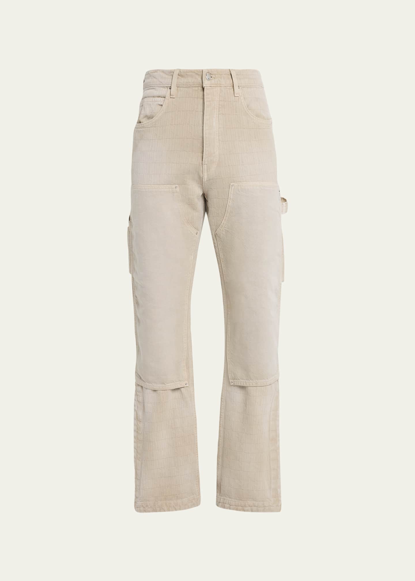 Amiri Men's Repeat-Logo Carpenter Jeans - Bergdorf Goodman