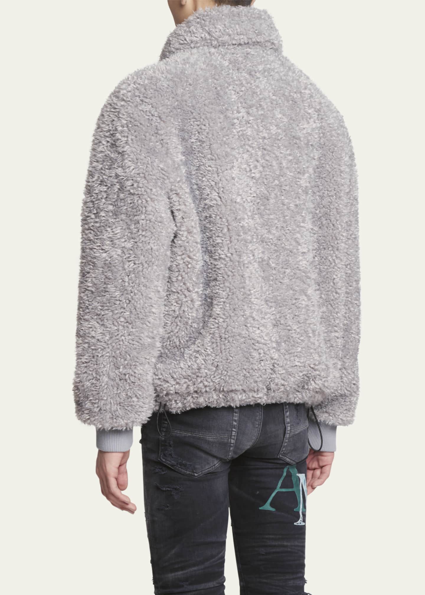 Amiri Men's Fuzzy Track Jacket - Bergdorf Goodman