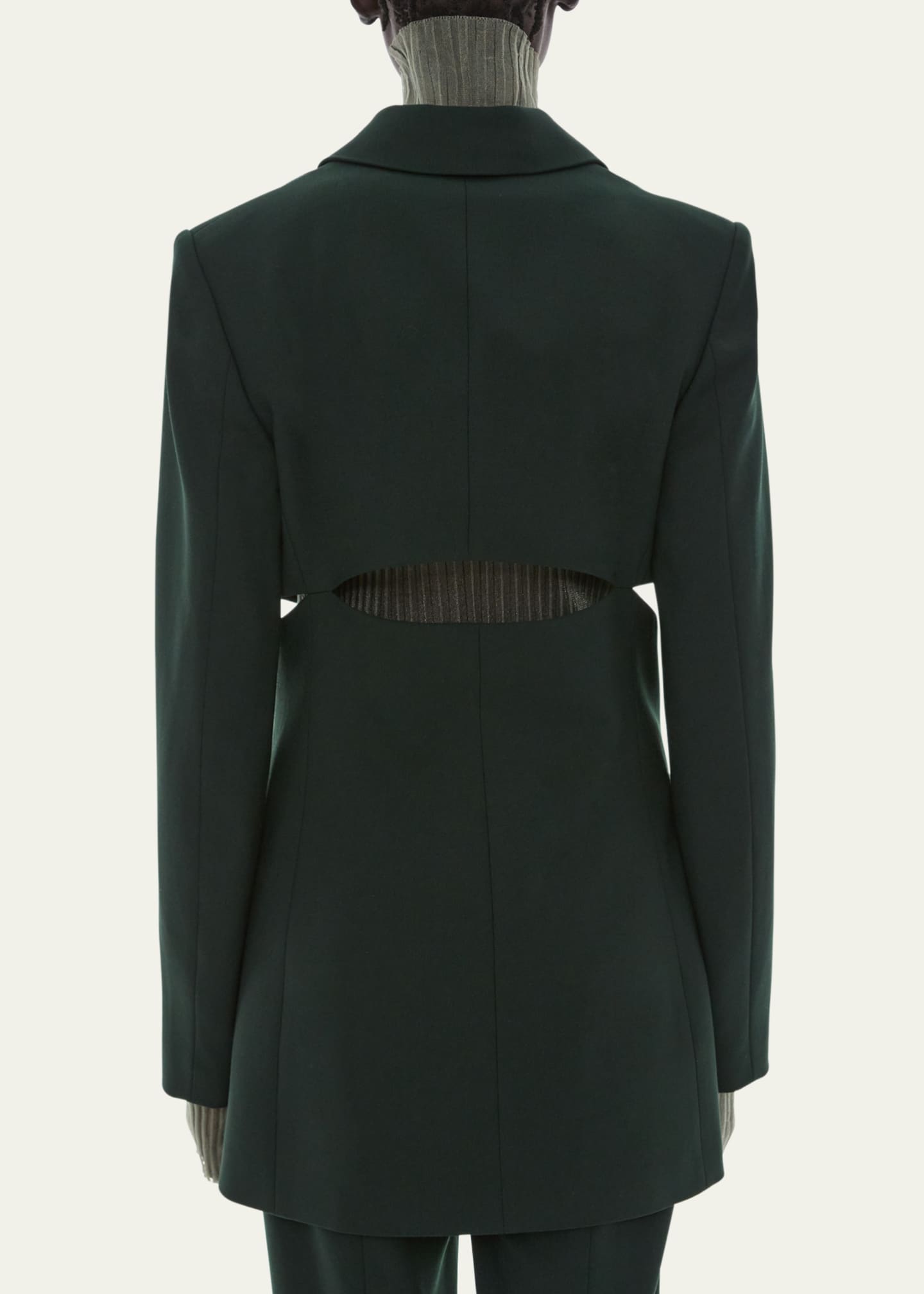 Helmut Lang Slash Cut-Out Single-Breasted Blazer - Bergdorf Goodman