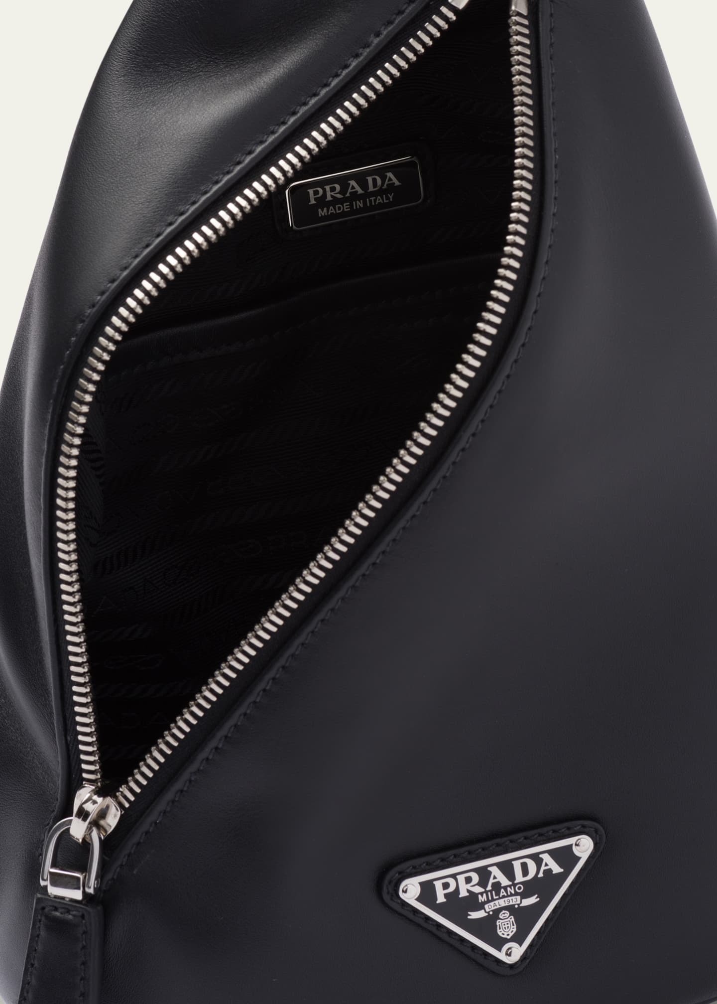 Prada Men's Leather Sling Backpack - Bergdorf Goodman