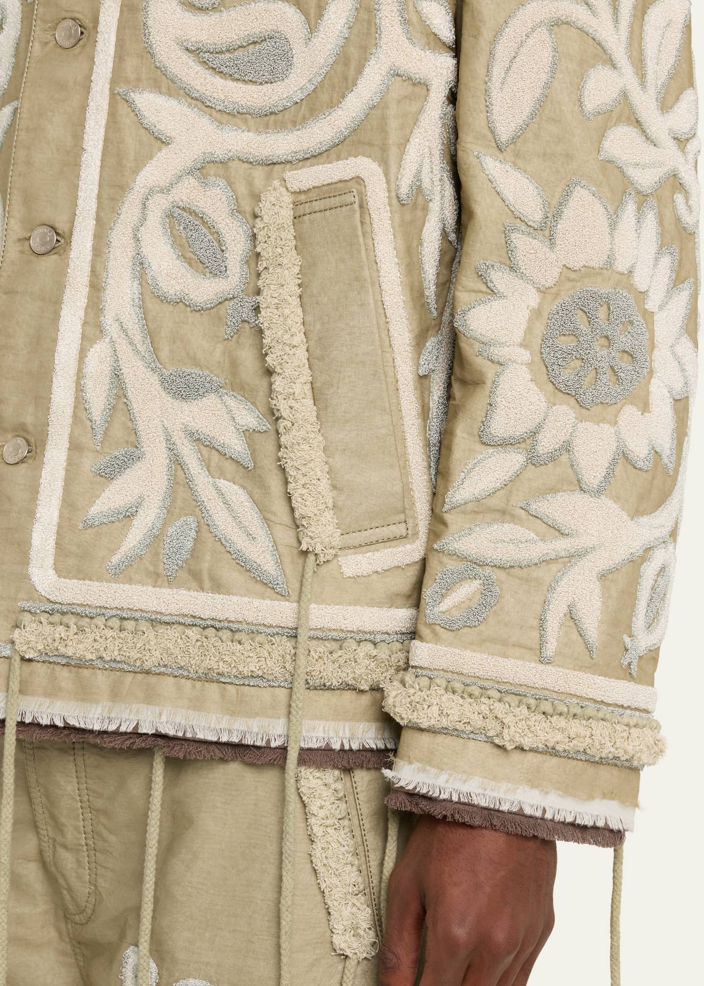 Craig Green Men's Floral Tapestry Jacket - Bergdorf Goodman