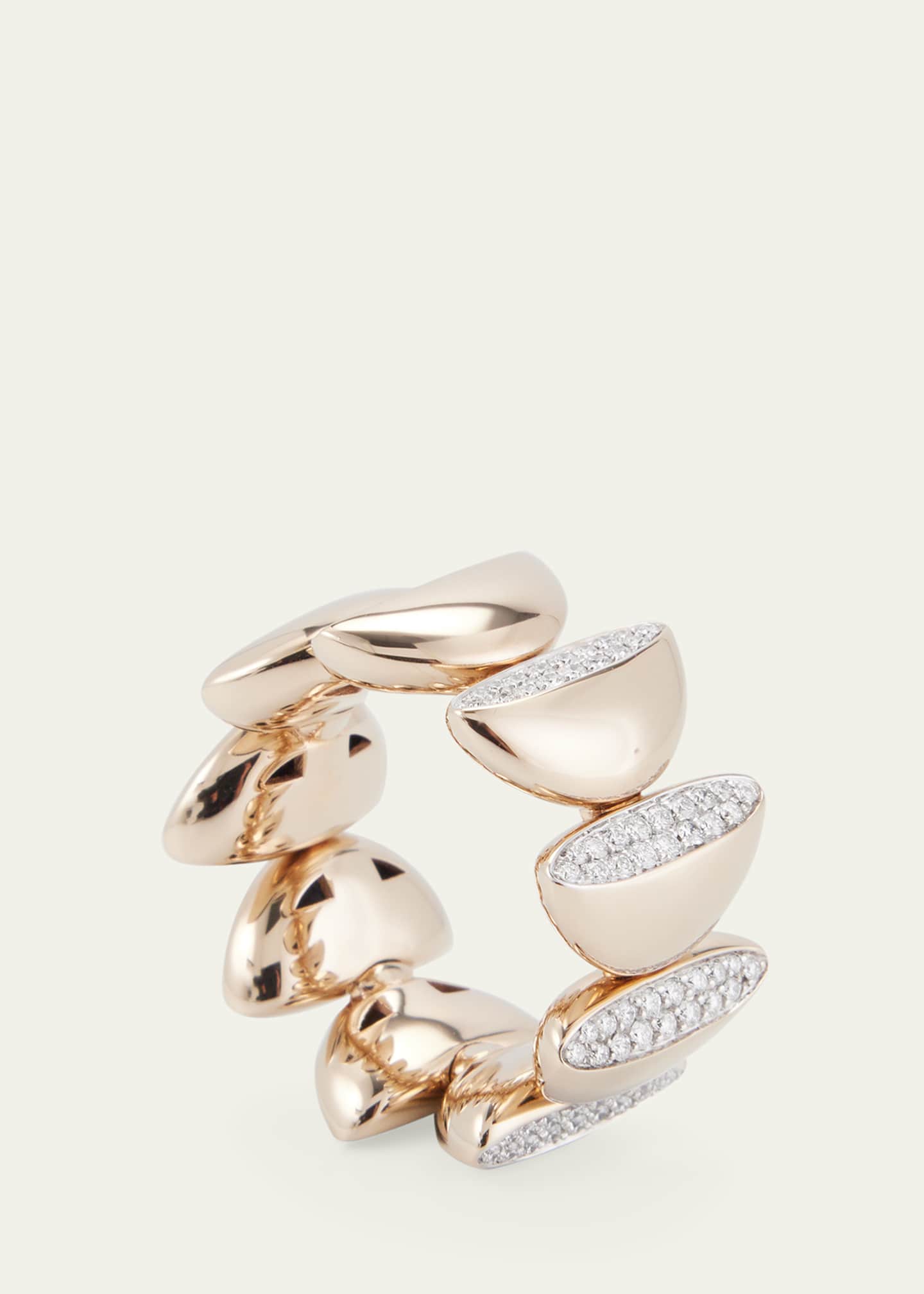 Vhernier 18K White Gold Eclisse Endless Diamond Ring - Bergdorf Goodman