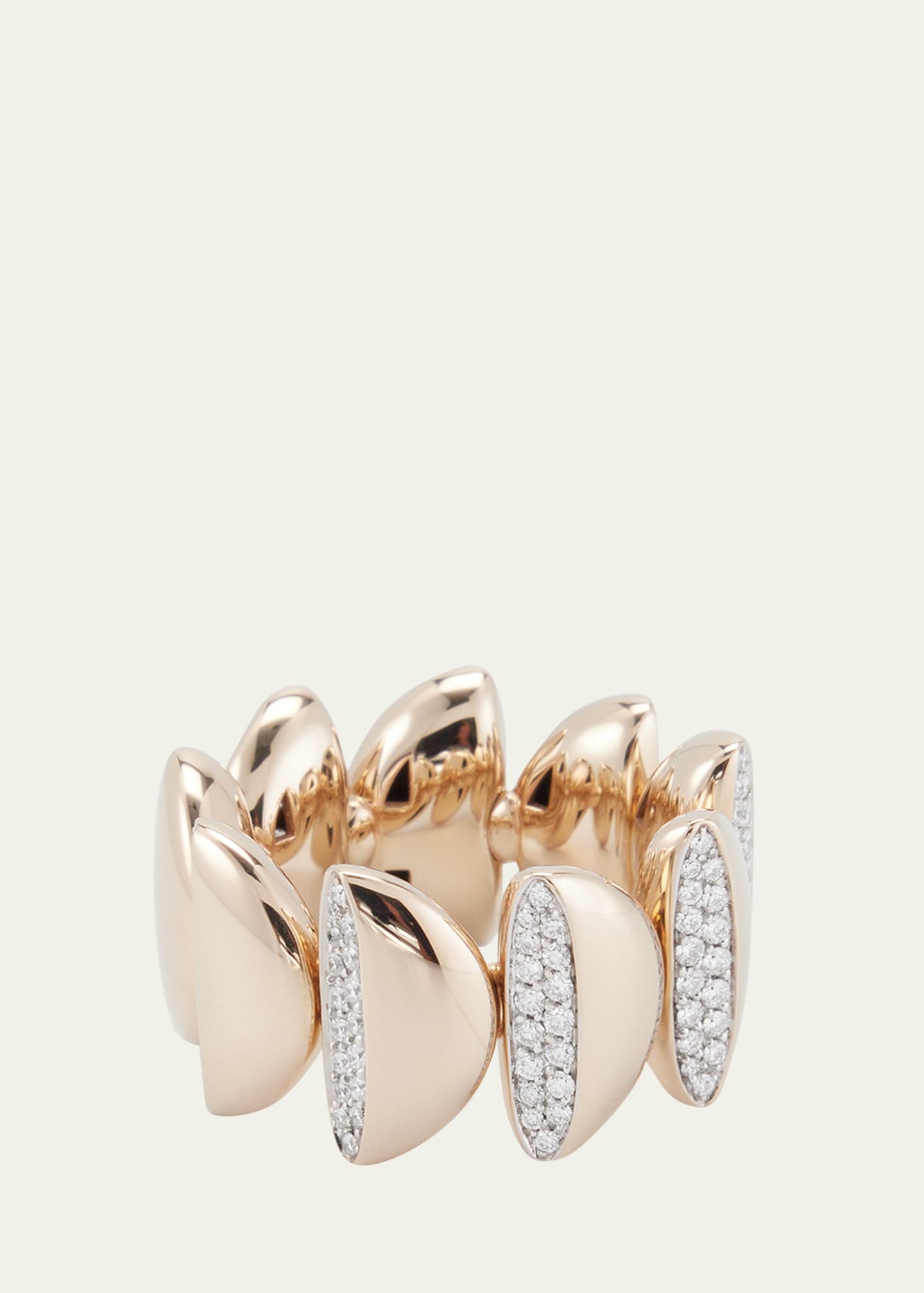 Vhernier 18K White Gold Eclisse Endless Diamond Ring - Bergdorf Goodman