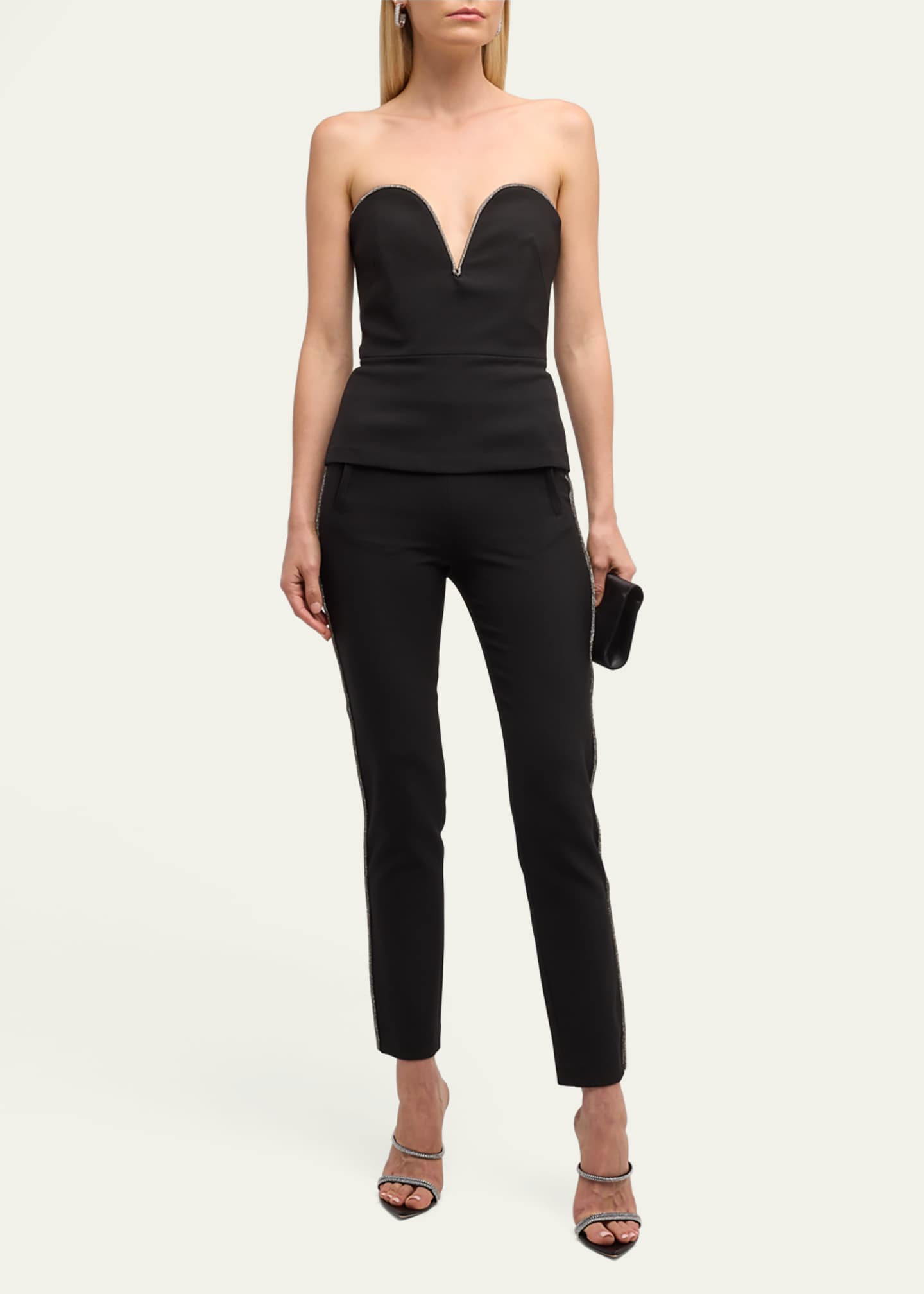 Veronica Beard Norma Embellished Bustier Top - Bergdorf Goodman