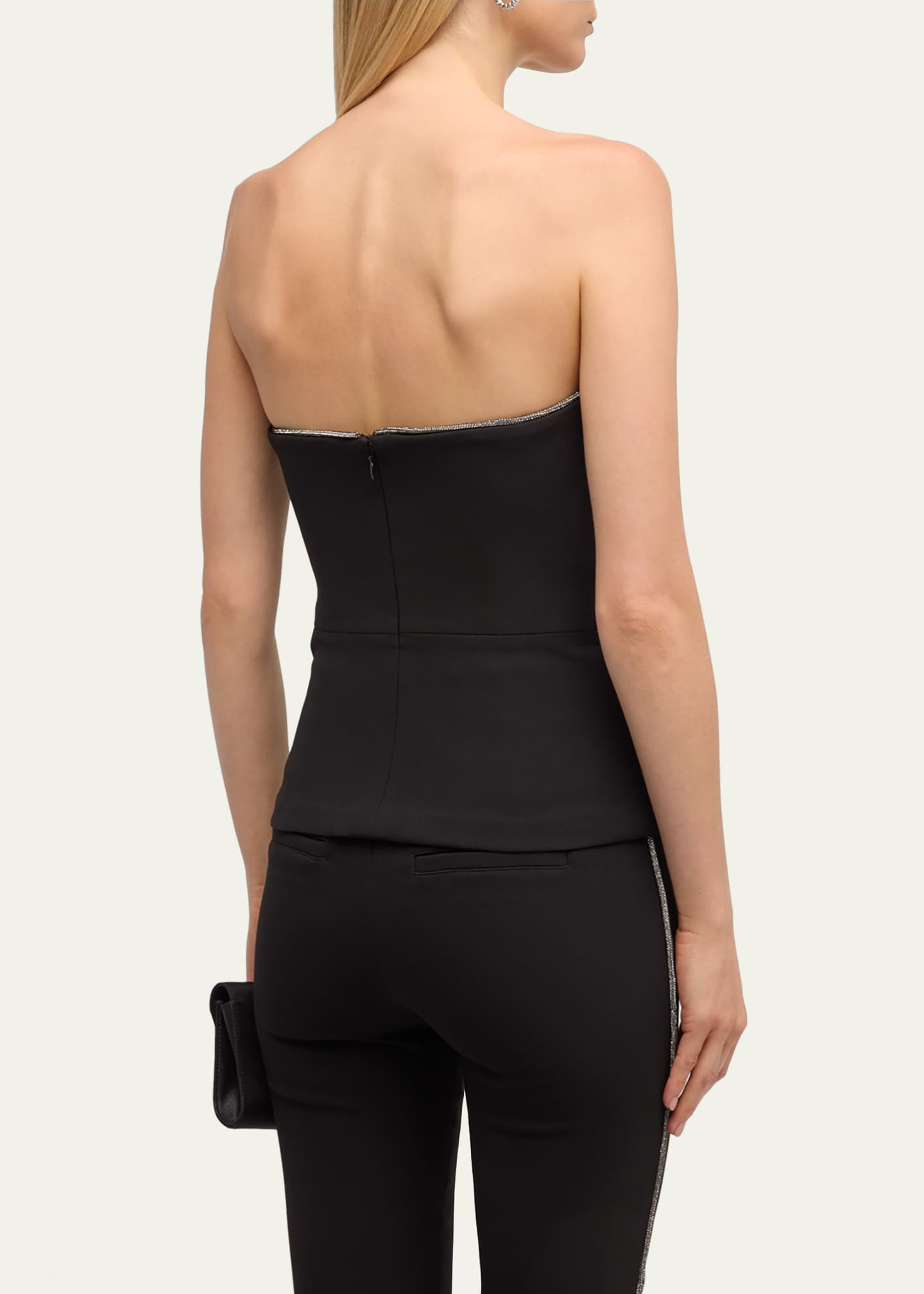 Veronica Beard Norma Embellished Bustier Top - Bergdorf Goodman