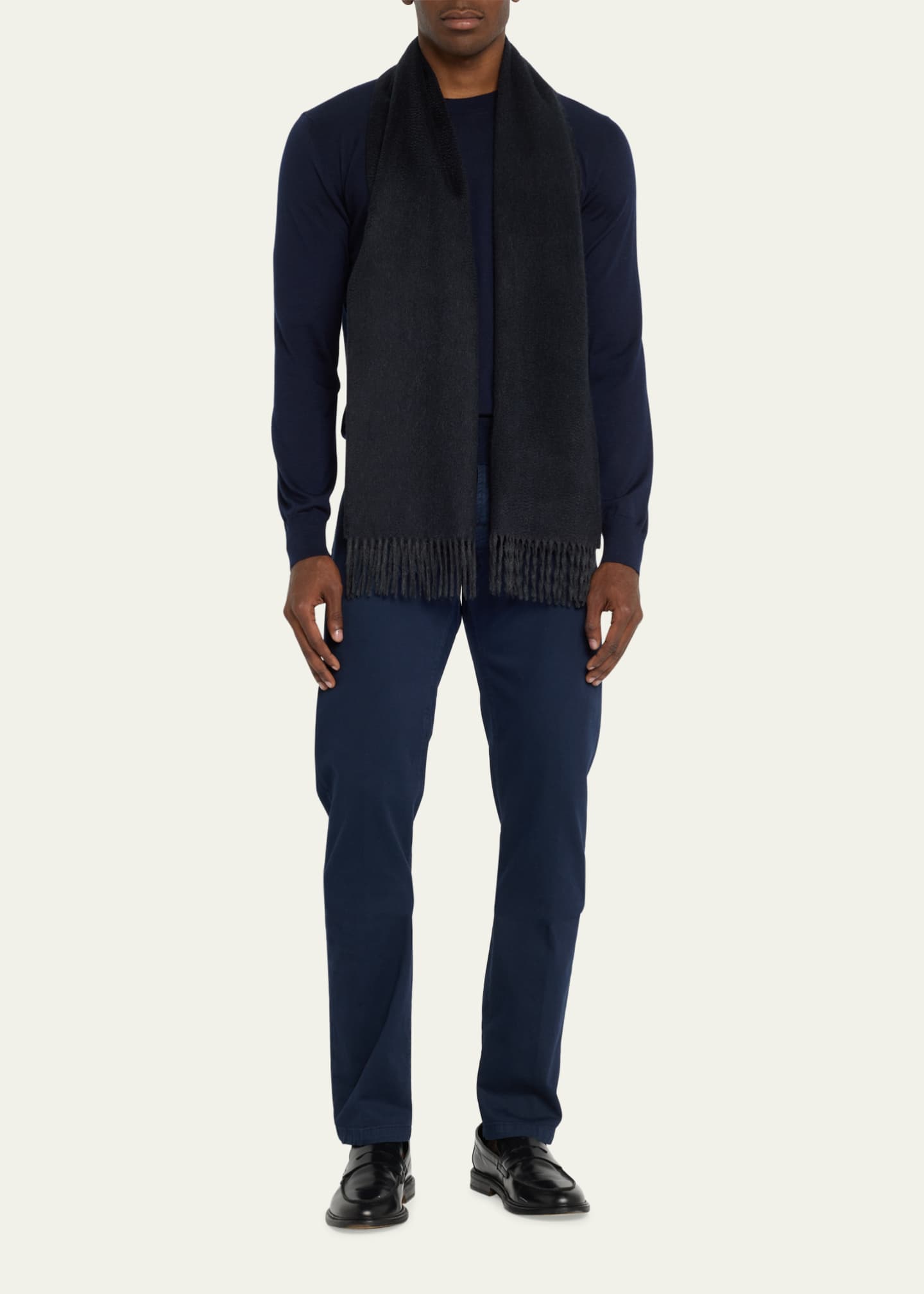 Kiton Men's Cashmere Scarf - Bergdorf Goodman