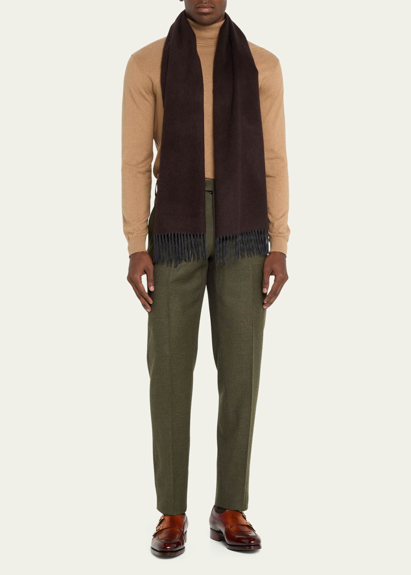 Kiton Men's Cashmere Scarf - Bergdorf Goodman