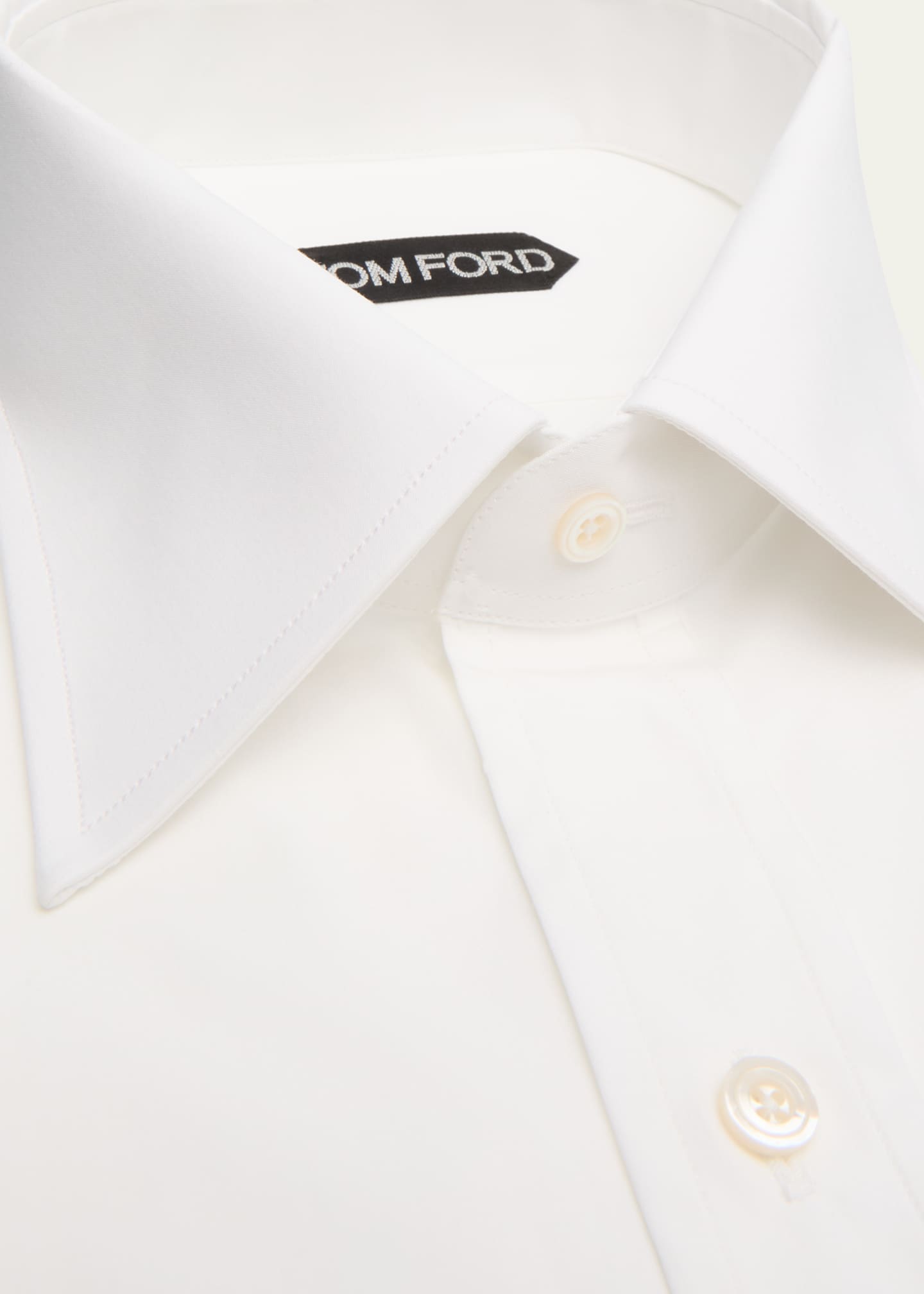 TOM FORD Men's Cotton Point-Collar Dress Shirt - Bergdorf Goodman