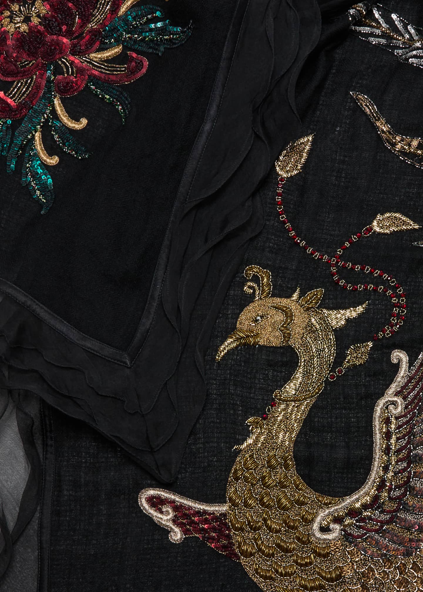 Janavi India Allure Beaded Cashmere Scarf - Bergdorf Goodman