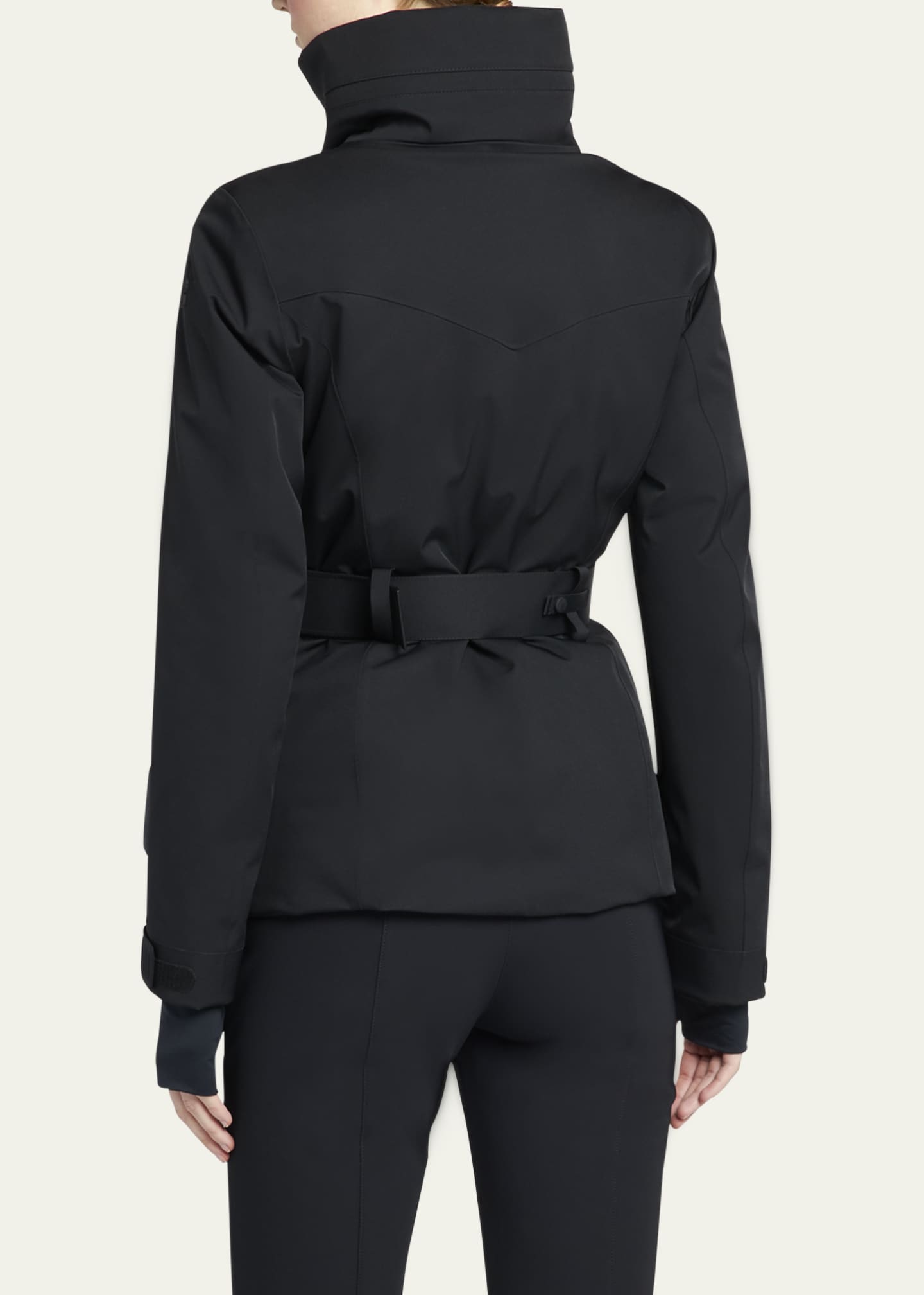 Moncler Hainet Belted Snow Jacket - Bergdorf Goodman