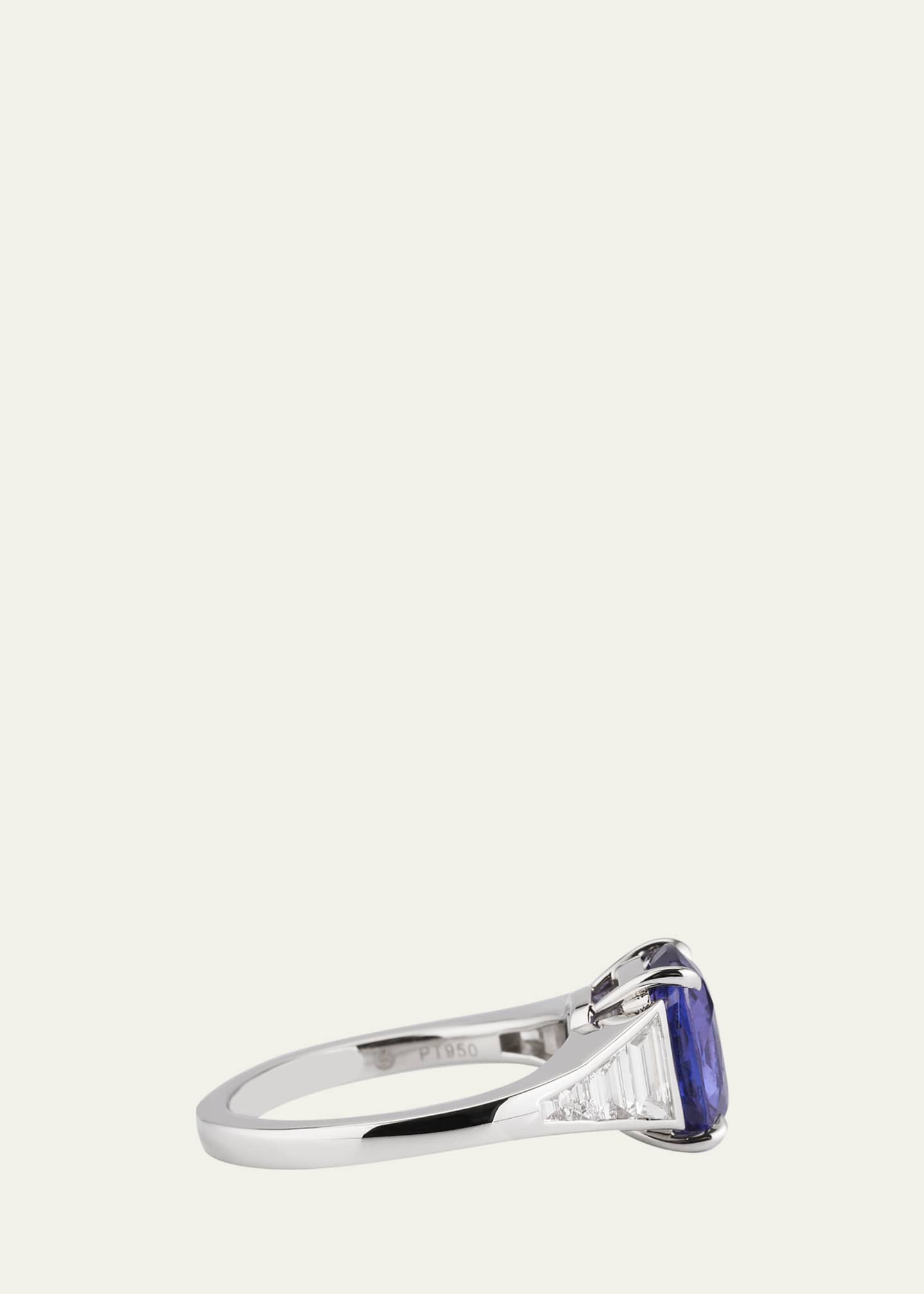 Bayco Platinum Ring with Purple Sapphire and Diamonds - Bergdorf Goodman