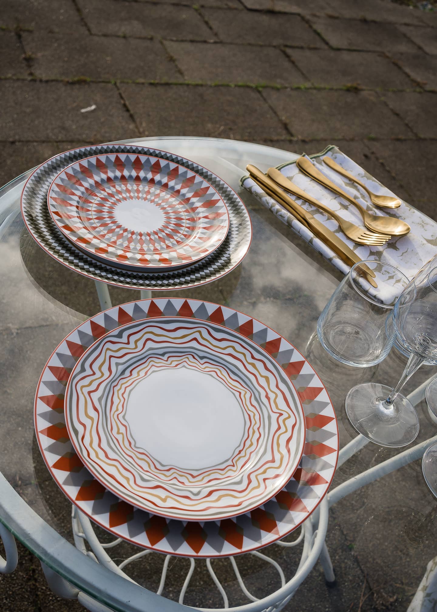 The Lino Lio Dessert Plates, Set of 4 - Bergdorf Goodman