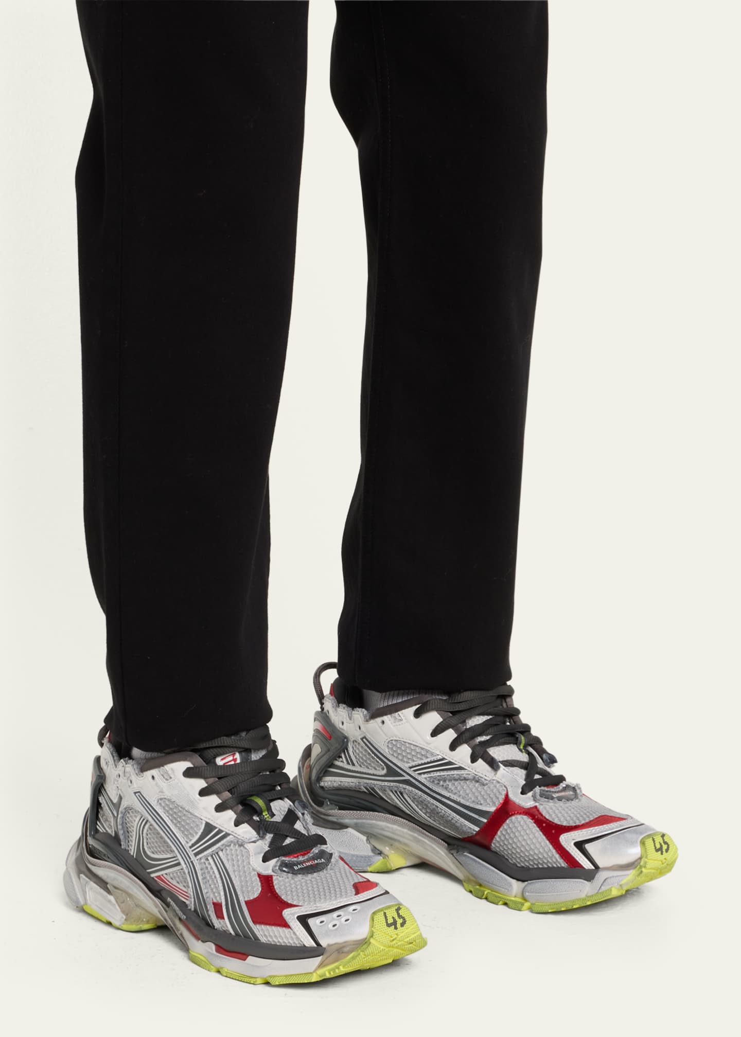 Balenciaga Men's Mesh Runner Sneakers - Bergdorf Goodman