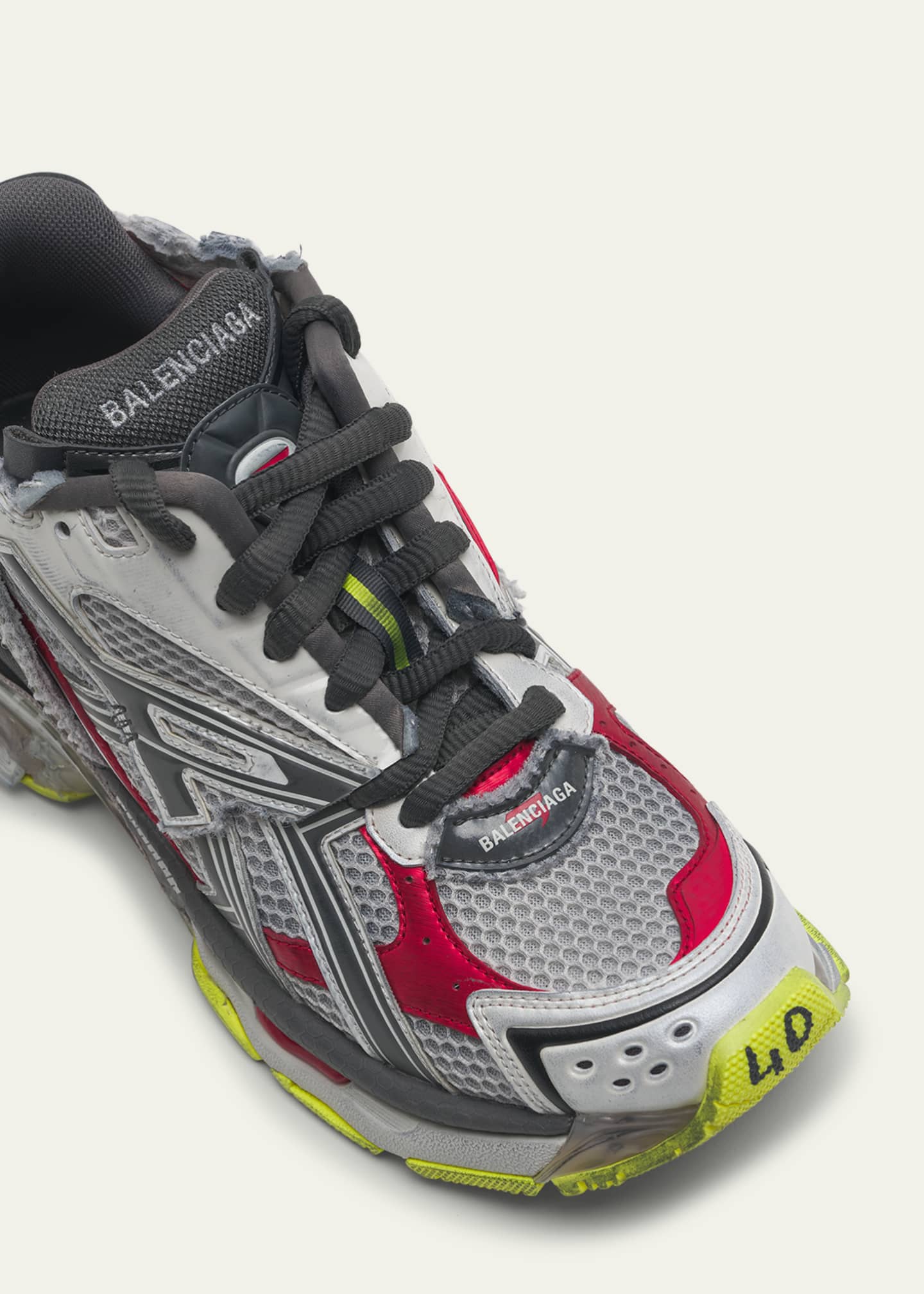 Balenciaga Men's Mesh Runner Sneakers - Bergdorf Goodman