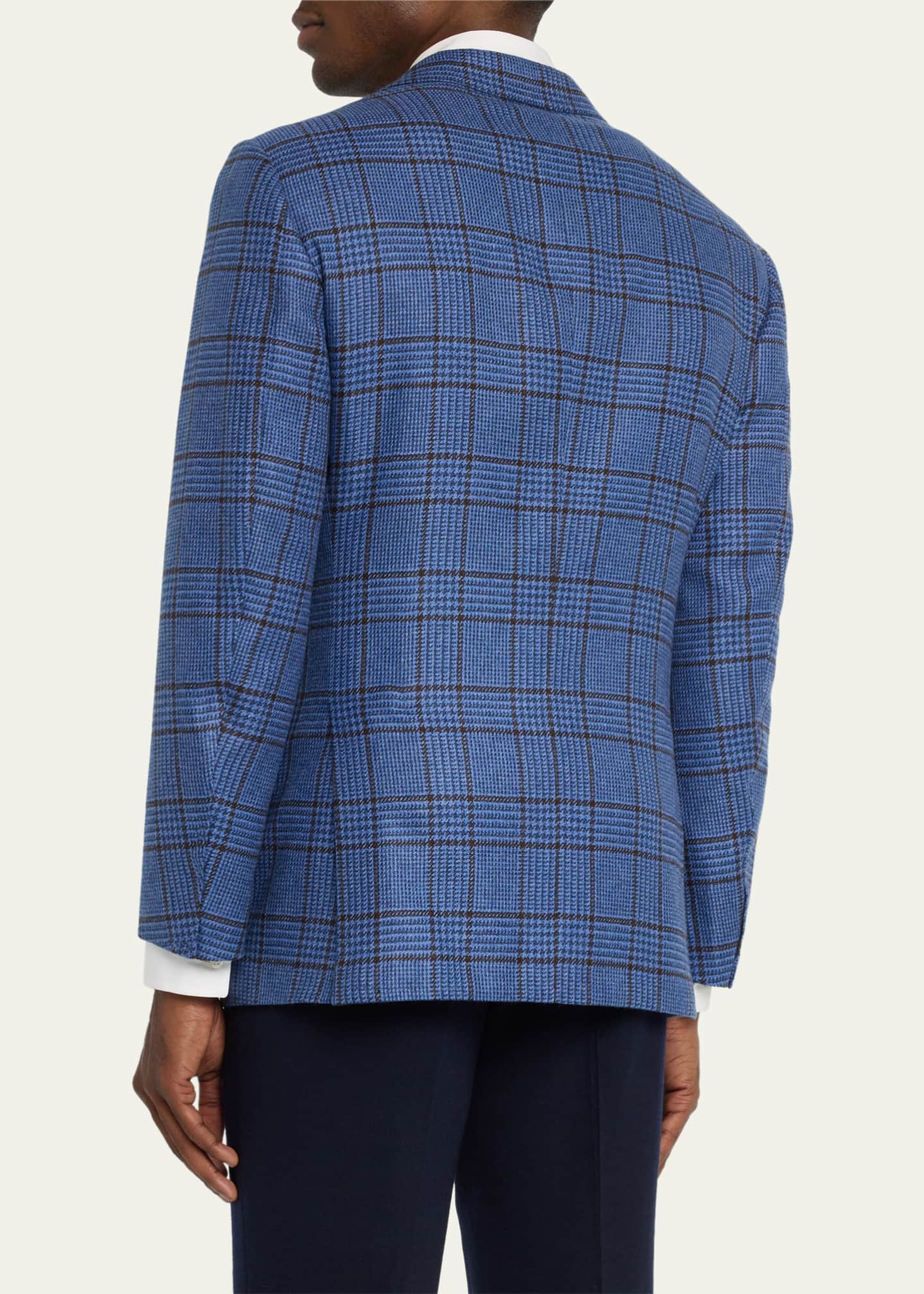Cesare Attolini Men's Cashmere Plaid Sport Coat - Bergdorf Goodman
