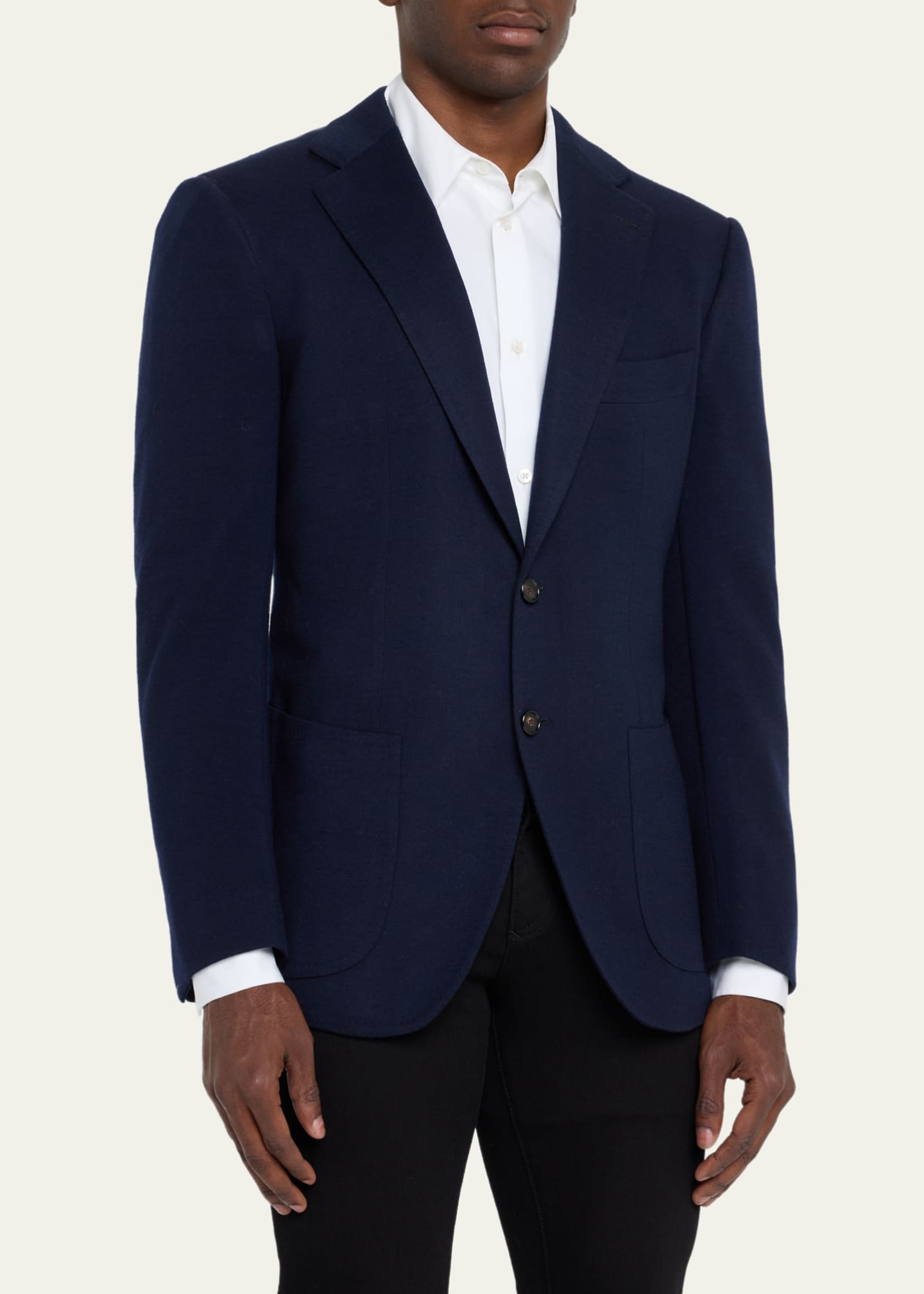 Cesare Attolini Men's Wool-Blend Dinner Jacket - Bergdorf Goodman