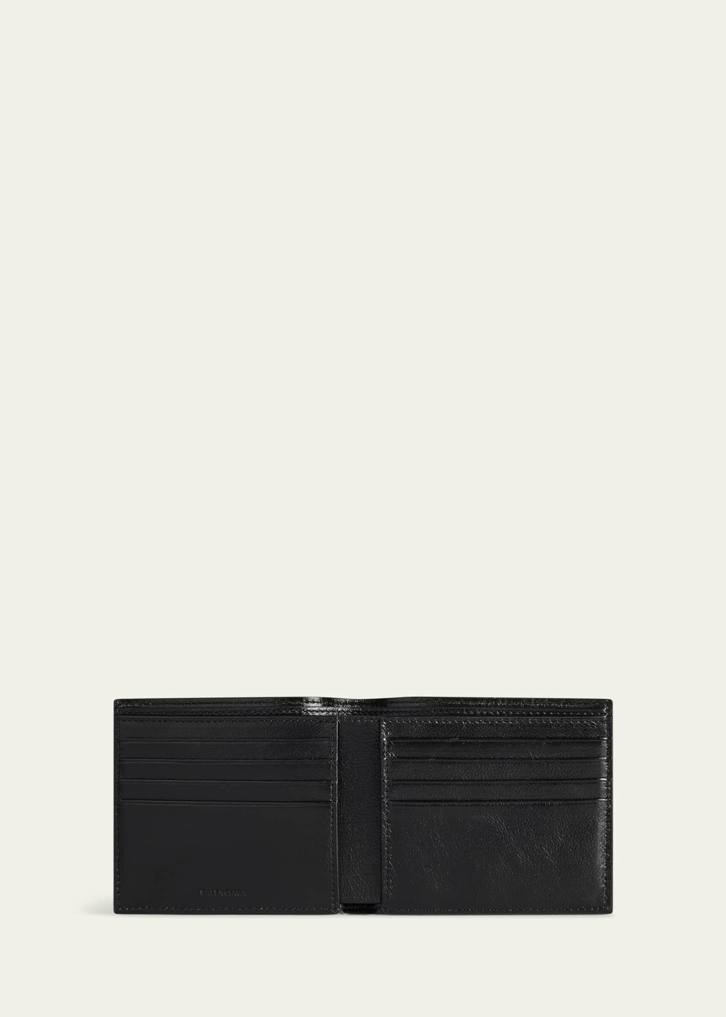 Balenciaga Men's Bal Paris Allover Bifold Wallet - Bergdorf Goodman