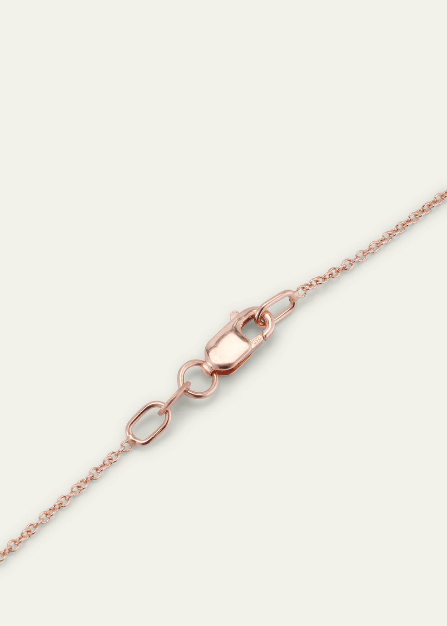 ILEANA MAKRI Little Dawn 18K Rose Gold Diamond and Sapphire Necklace ...