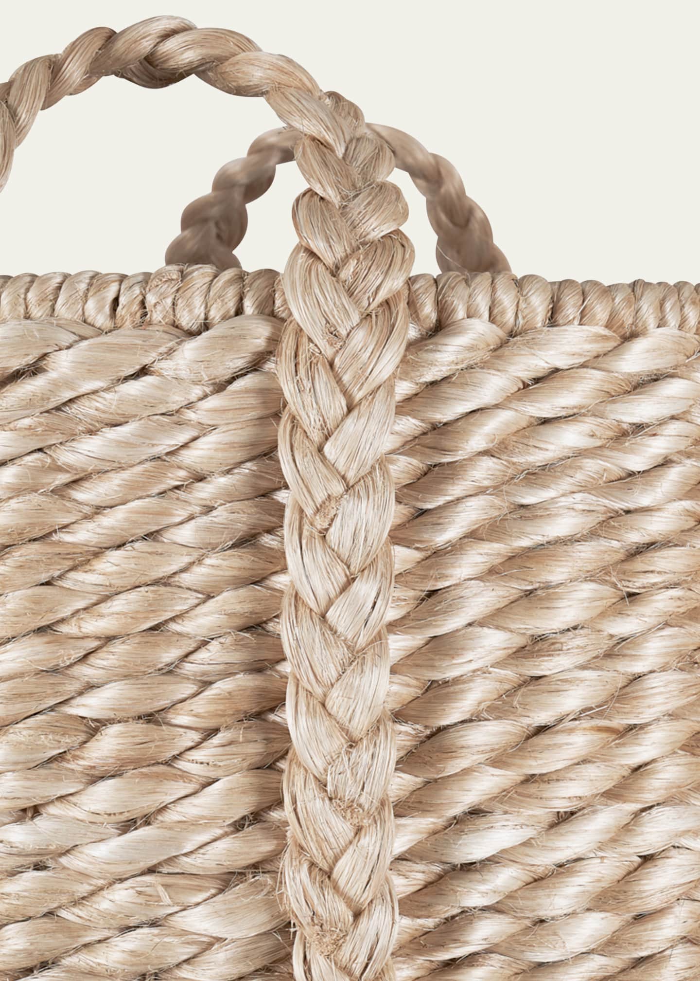 Schumacher Lubid Light Natural Abaca Basket, 24" - Bergdorf Goodman