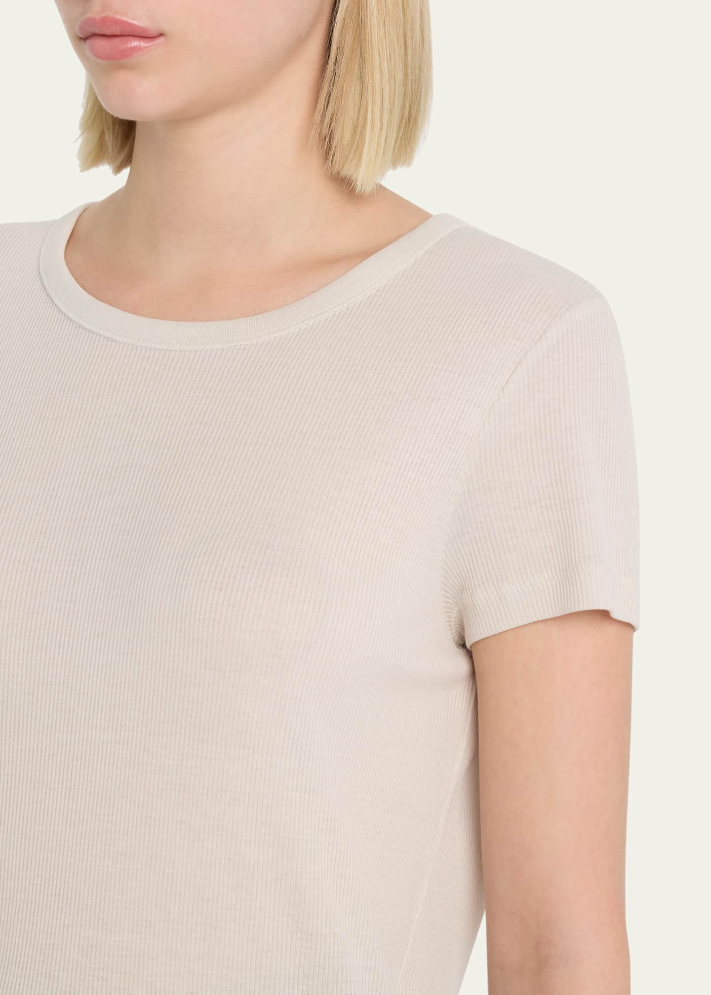 Majestic Filatures Lyocell Cotton Baby Ribbed Tee - Bergdorf Goodman