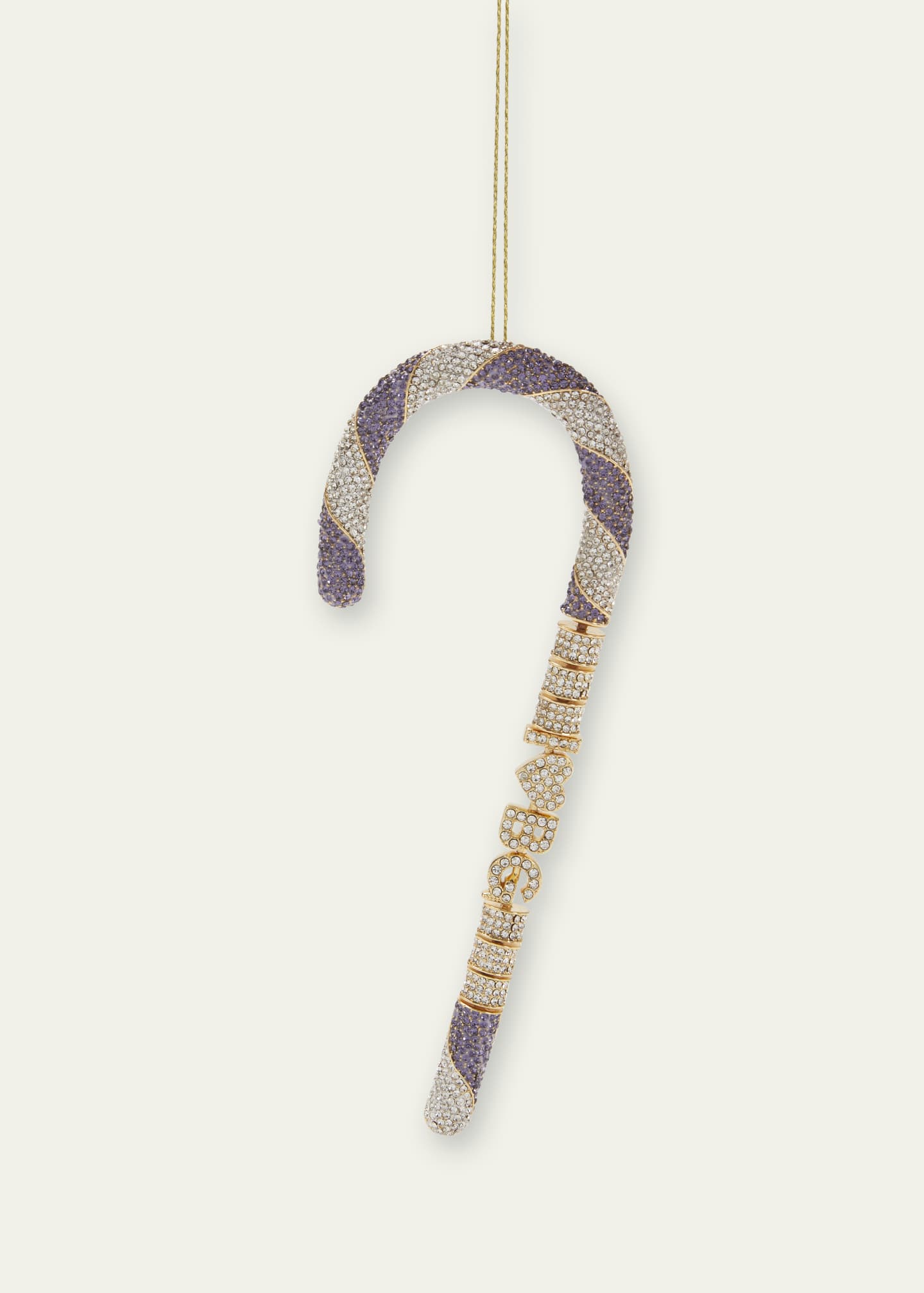 BaubleBar I Heart BG Candy Cane Ornament - Bergdorf Goodman