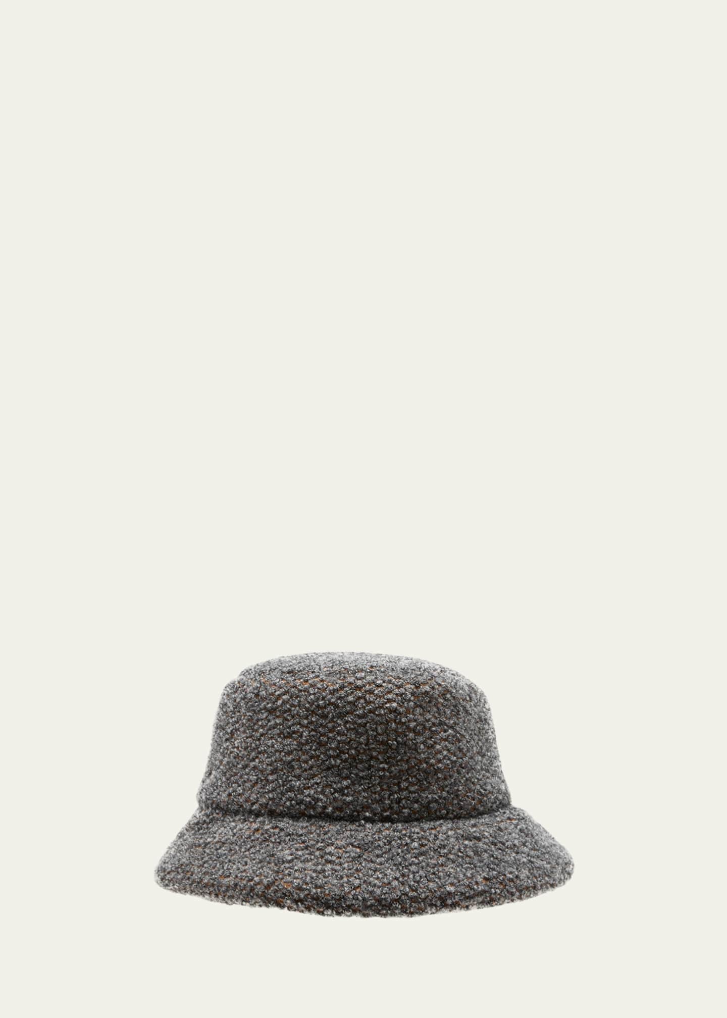 Inverni Woven Cashmere-Blend Bucket Hat - Bergdorf Goodman