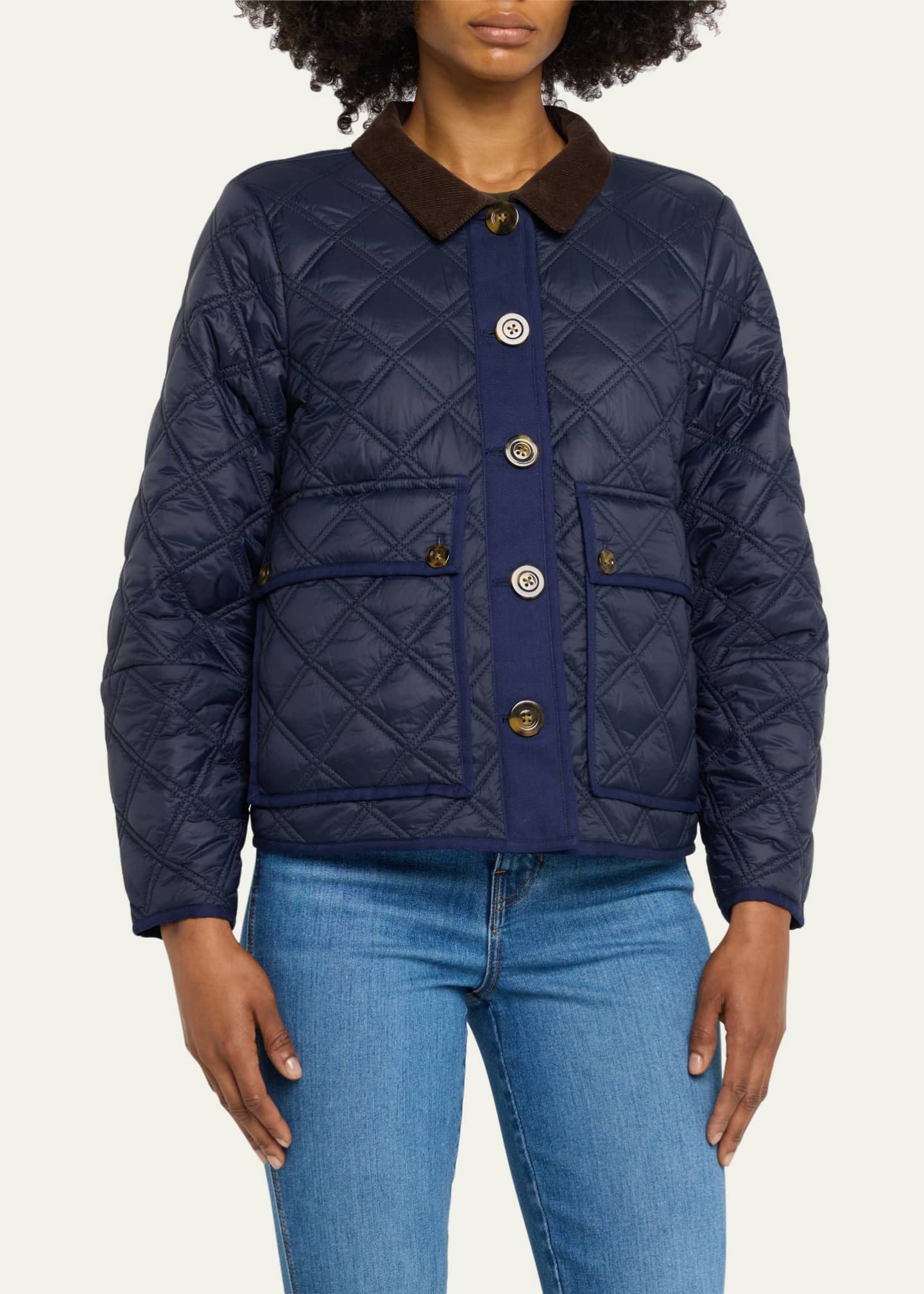 Veronica Beard Fenton Reversible Quilted Jacket - Bergdorf Goodman