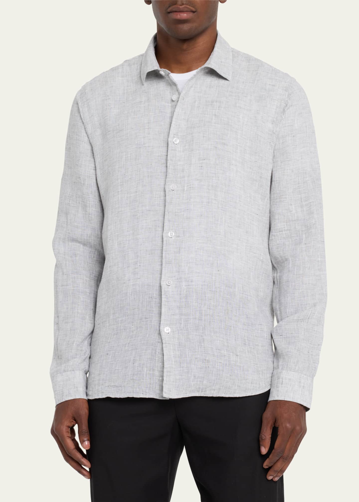Orlebar Brown Men's Linen Button-Down Shirt - Bergdorf Goodman