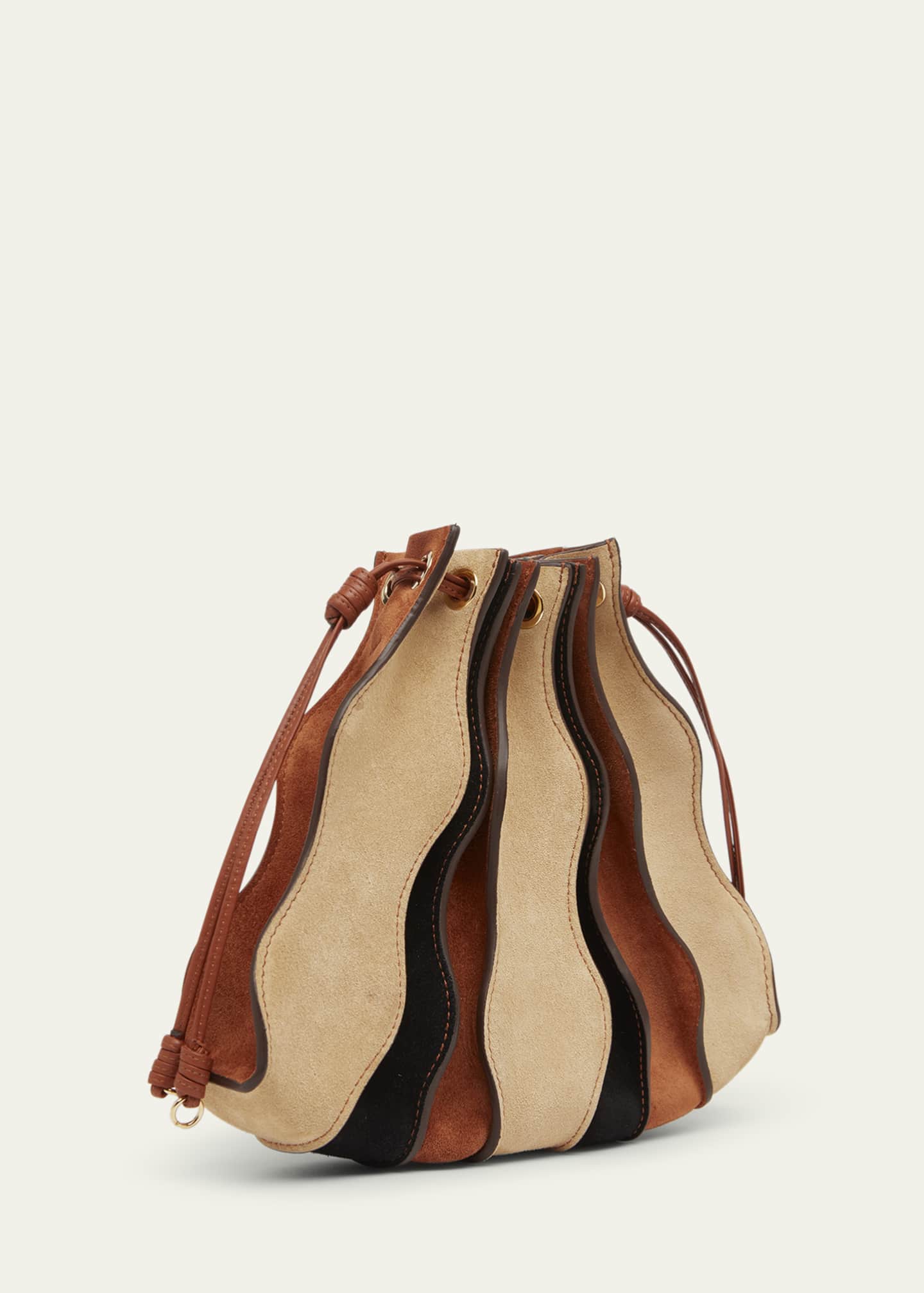 Ulla Johnson Adria Small Pleated Wave Shoulder Bag - Bergdorf Goodman