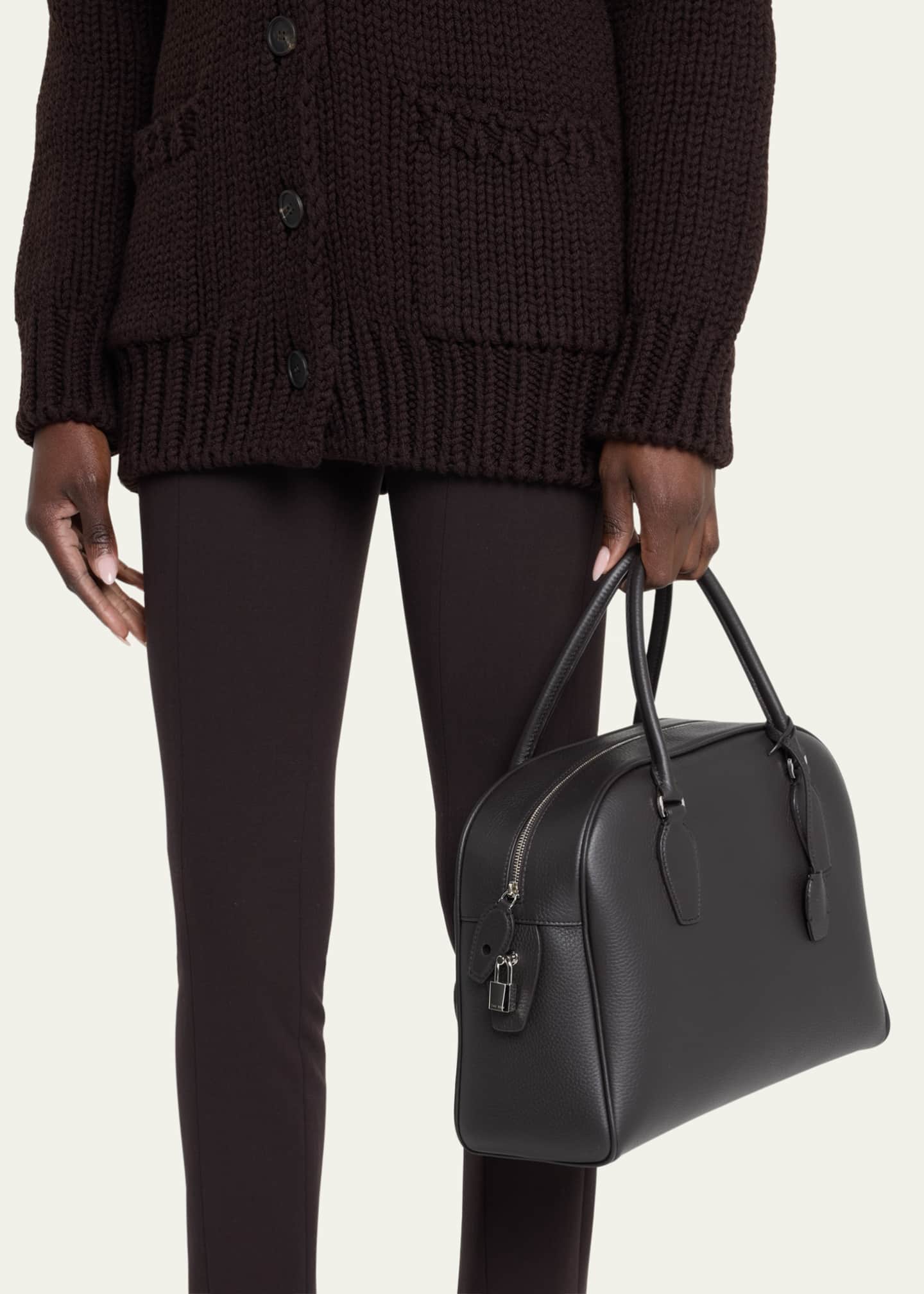 THE ROW India 12.00 Top Handle in Deerskin Leather - Bergdorf Goodman