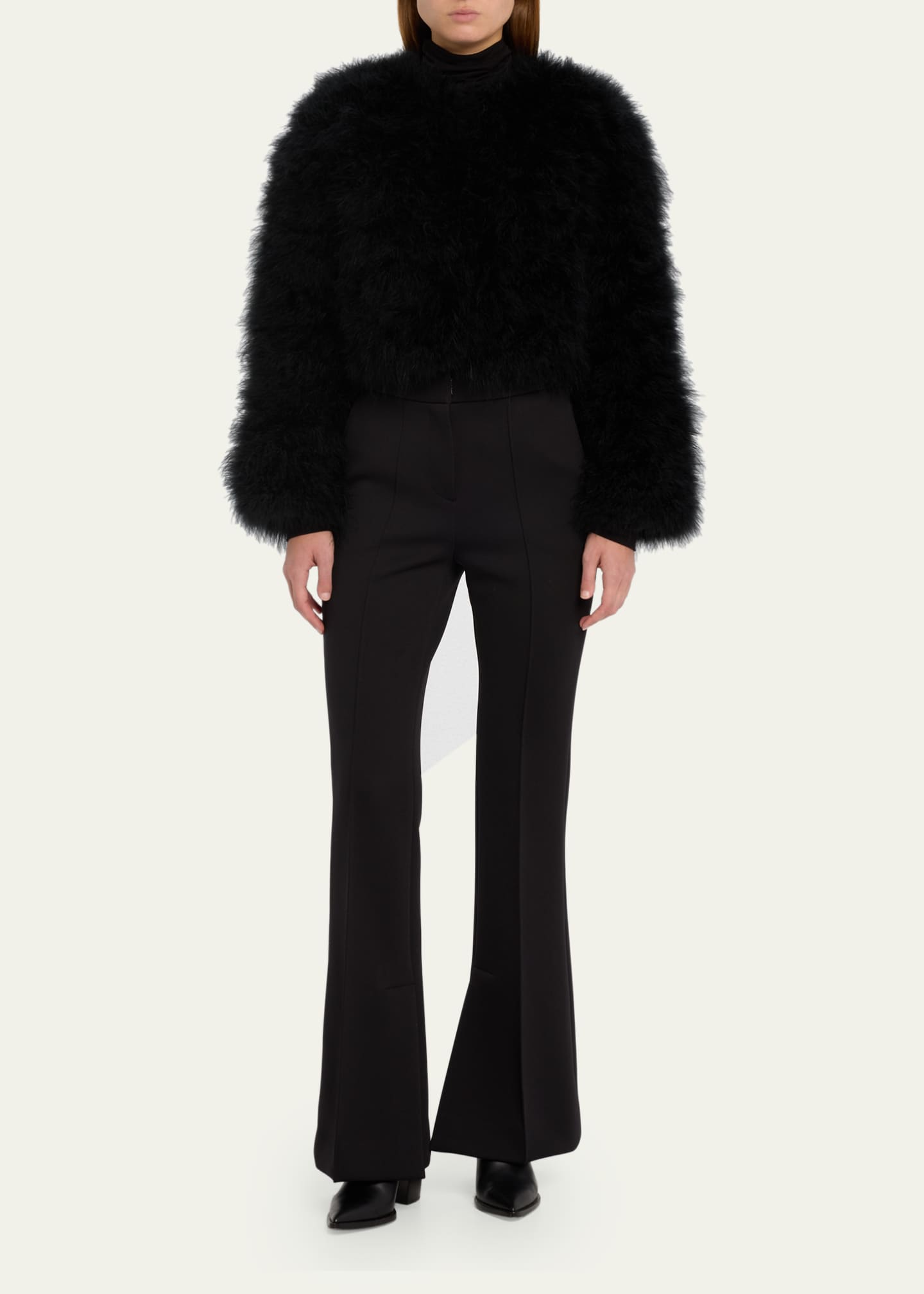 Ramy Brook Mckenna Feather Bomber Jacket - Bergdorf Goodman