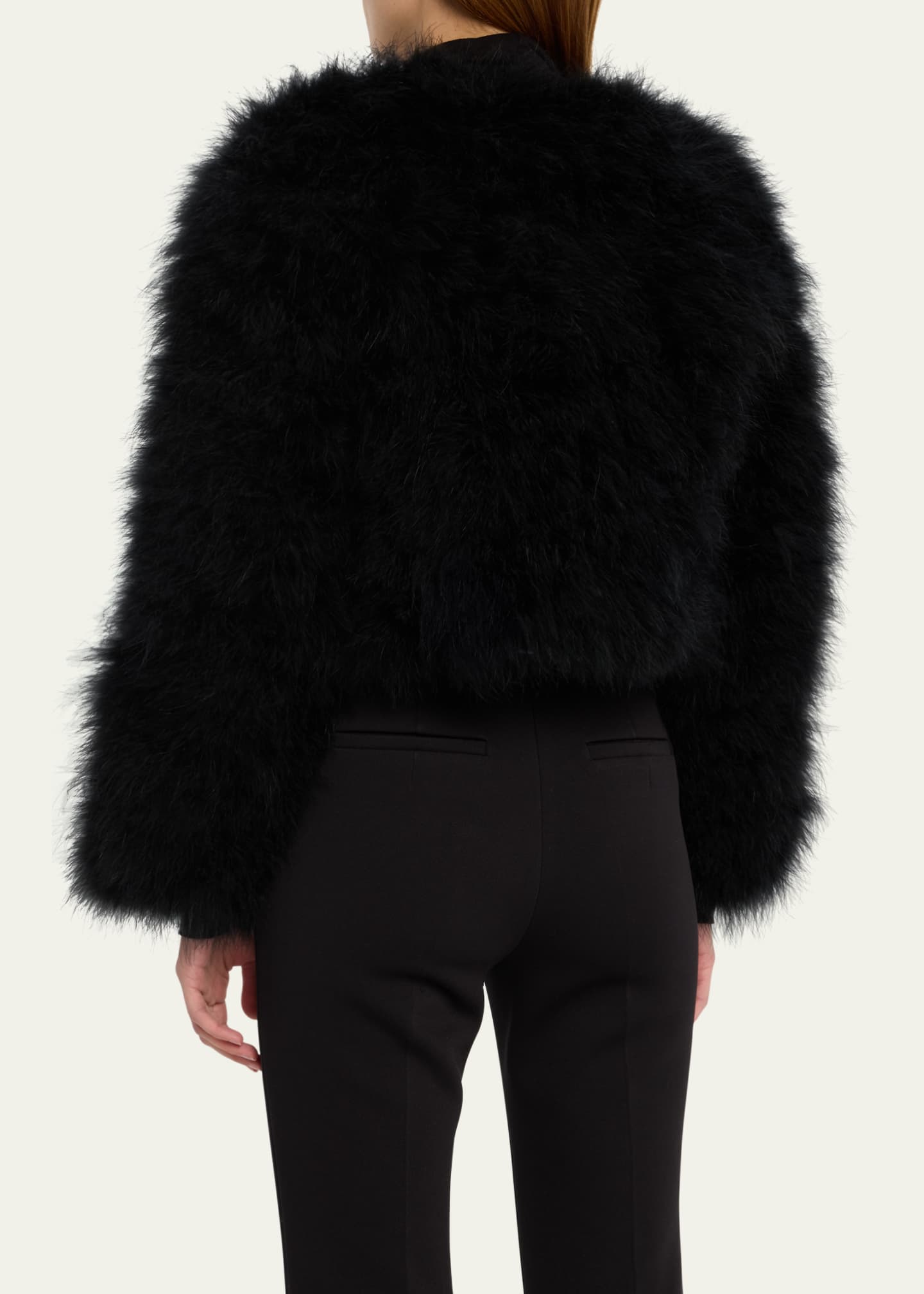Ramy Brook Mckenna Feather Bomber Jacket - Bergdorf Goodman