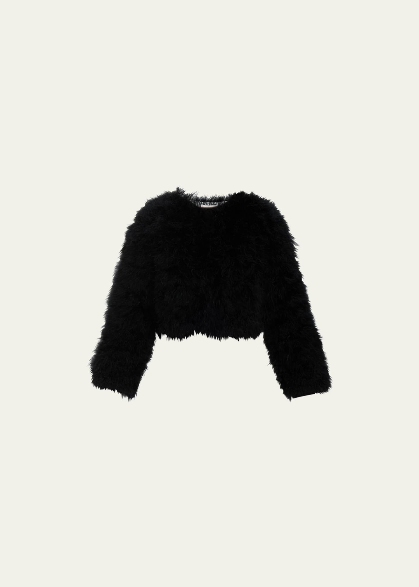 Ramy Brook Mckenna Feather Bomber Jacket - Bergdorf Goodman