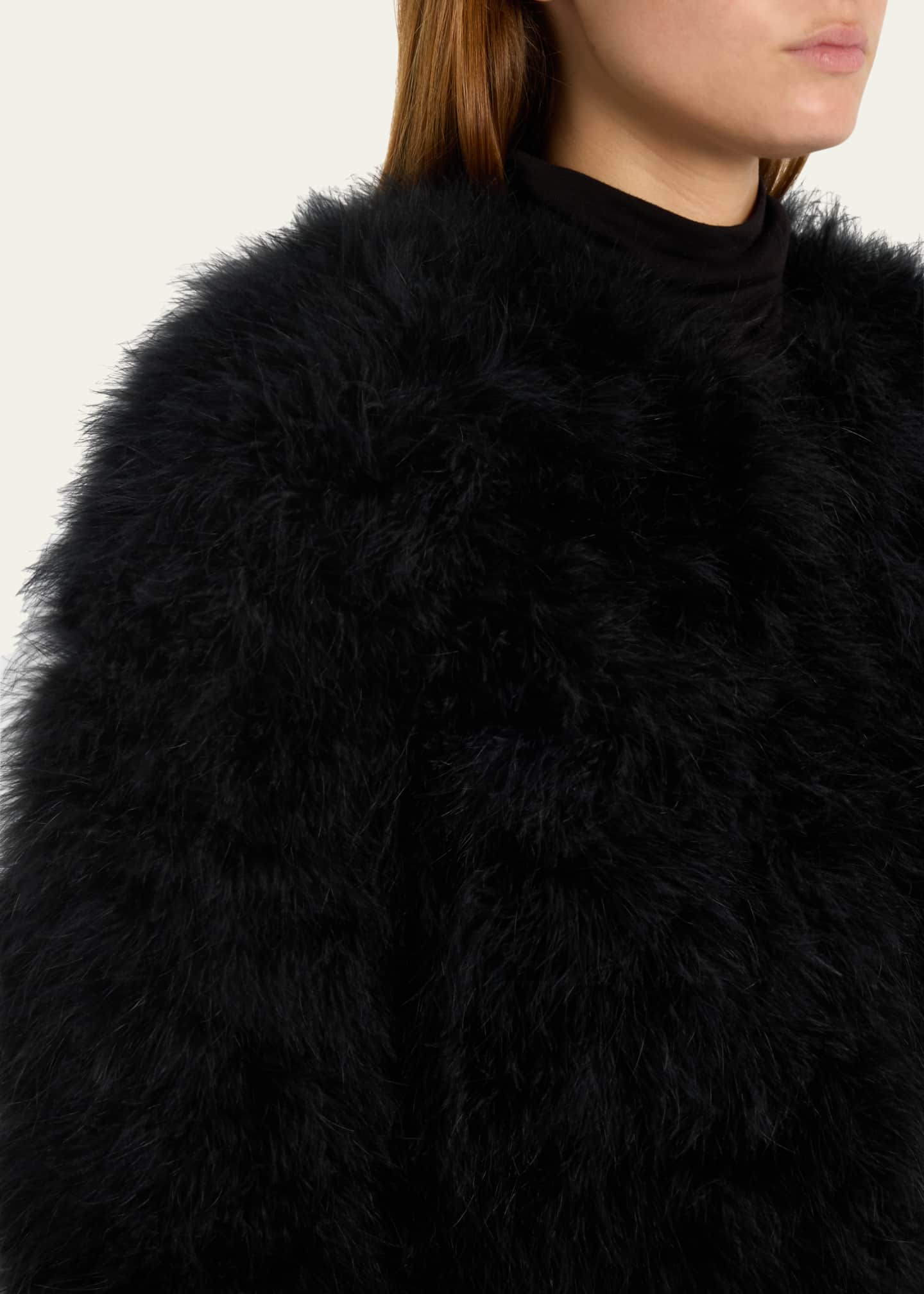 Ramy Brook Mckenna Feather Bomber Jacket - Bergdorf Goodman