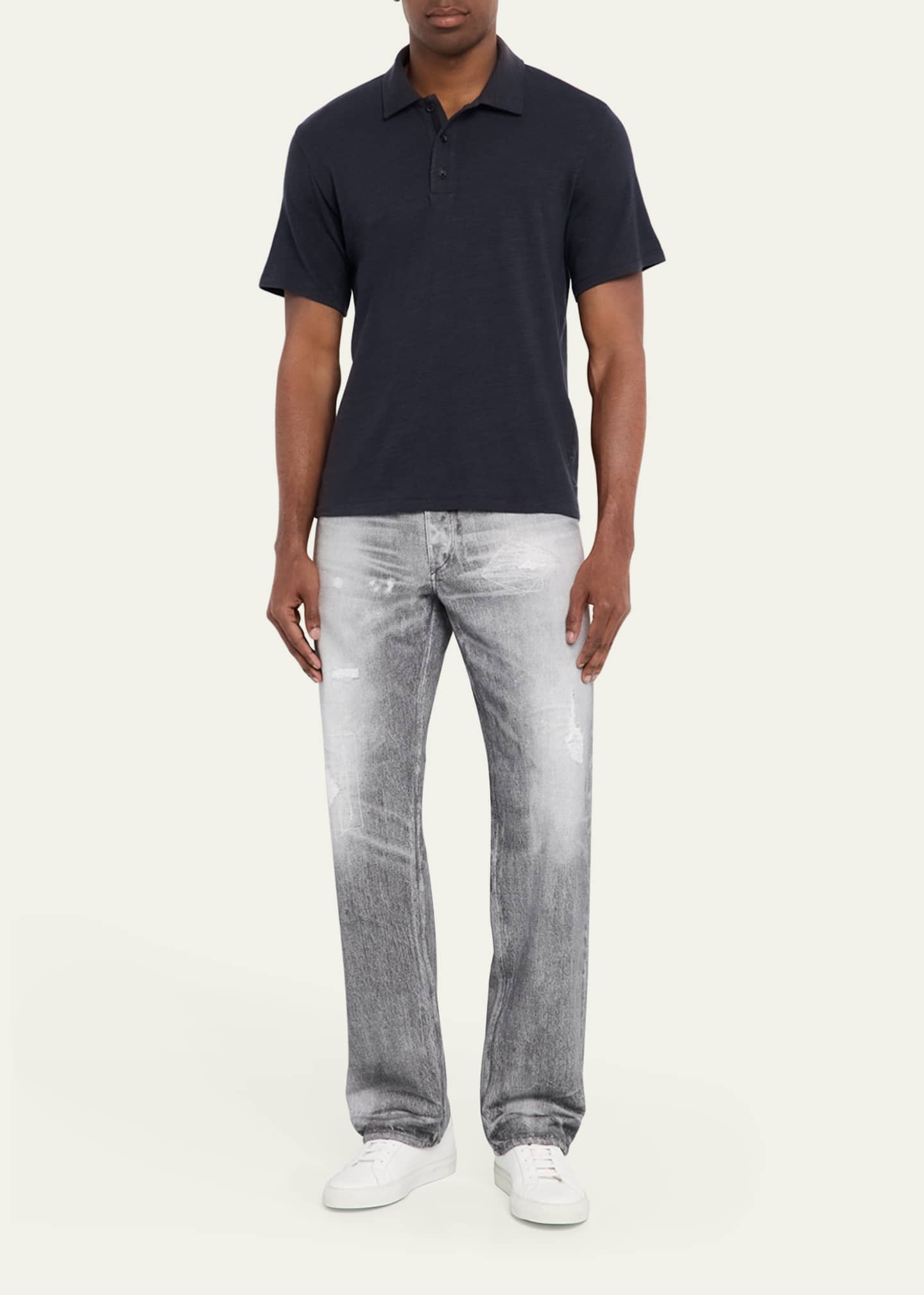 Rag & Bone Men's Classic Flame Polo Shirt - Bergdorf Goodman
