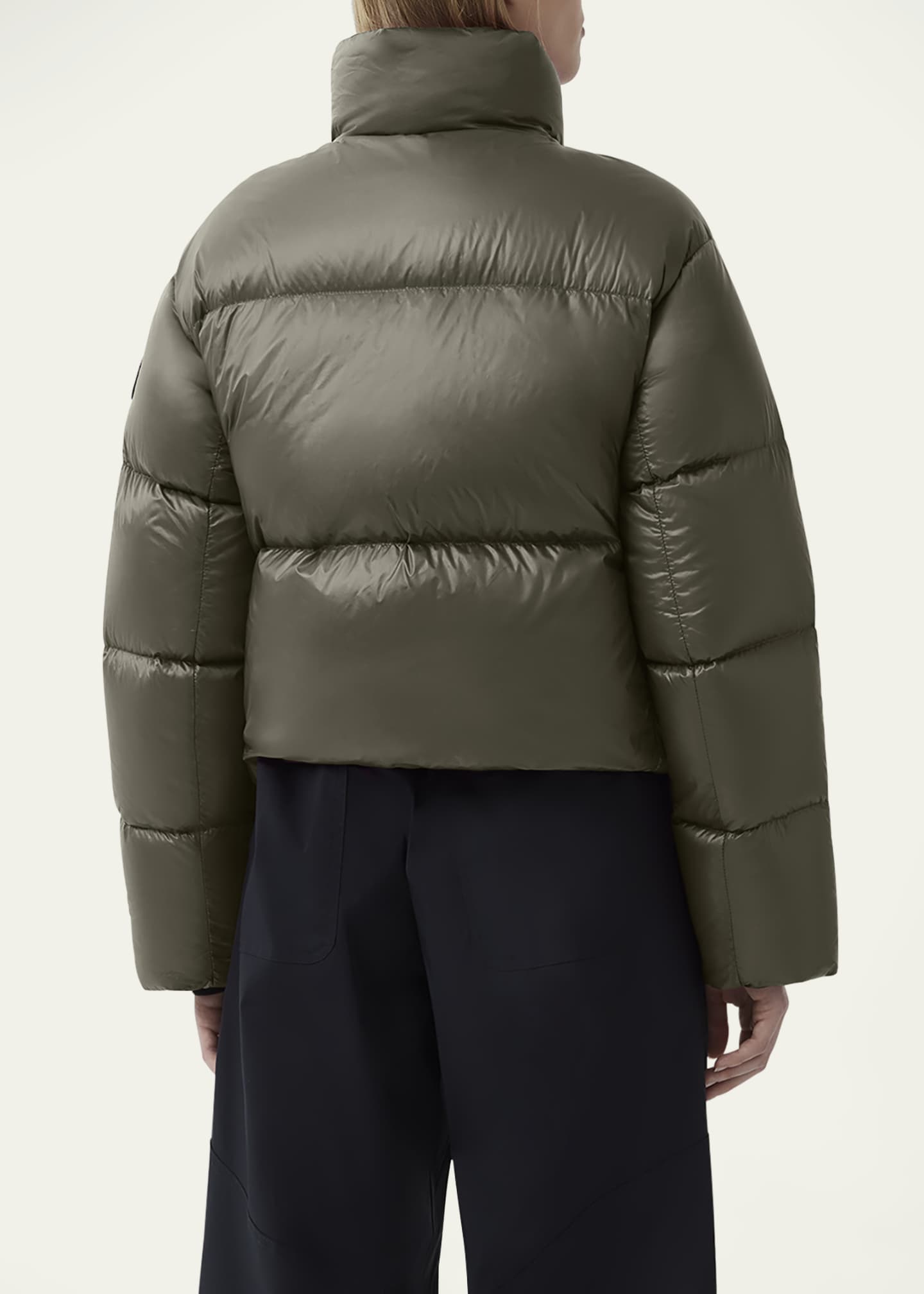 Canada Goose Cypress Cropped Puffer Black Label - Bergdorf Goodman