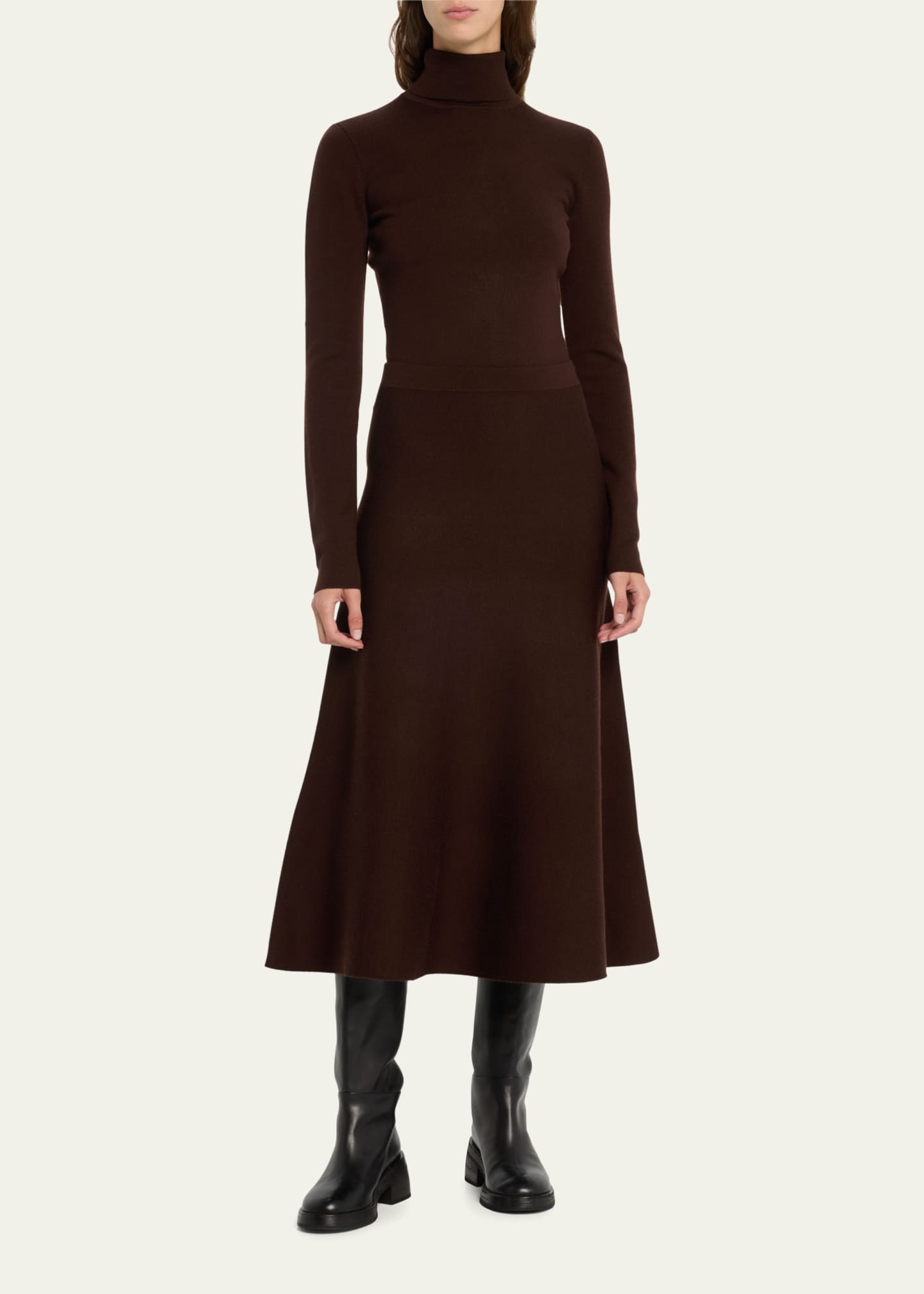 Gabriela Hearst Freddie Wool-Cashmere Midi Skirt - Bergdorf Goodman