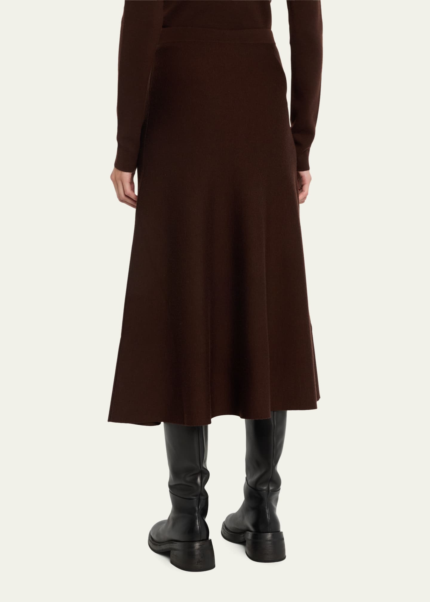 Gabriela Hearst Freddie Wool-Cashmere Midi Skirt - Bergdorf Goodman