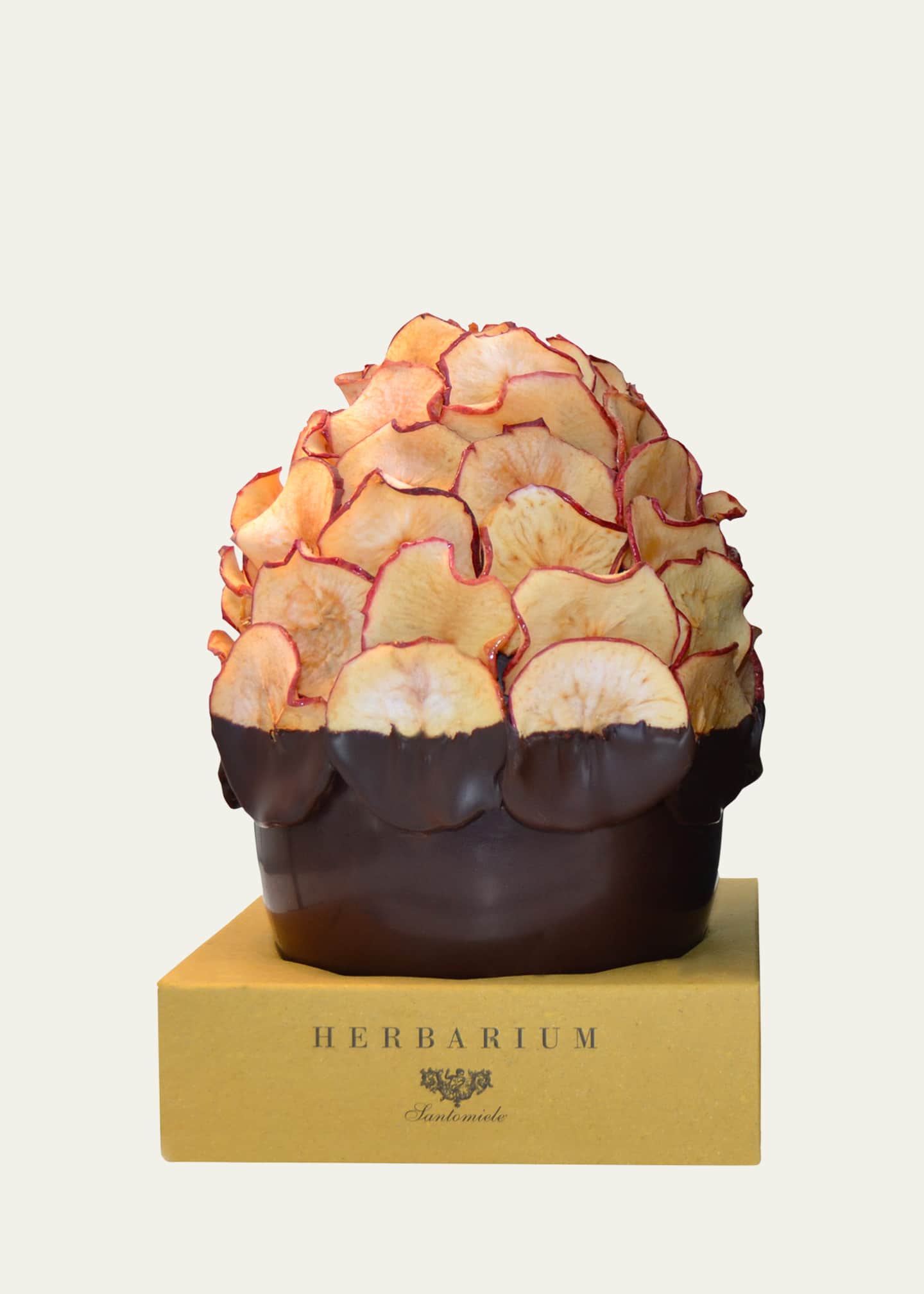 Santomiele Milo Apple-Embellished Dark Chocolate Egg - Bergdorf Goodman