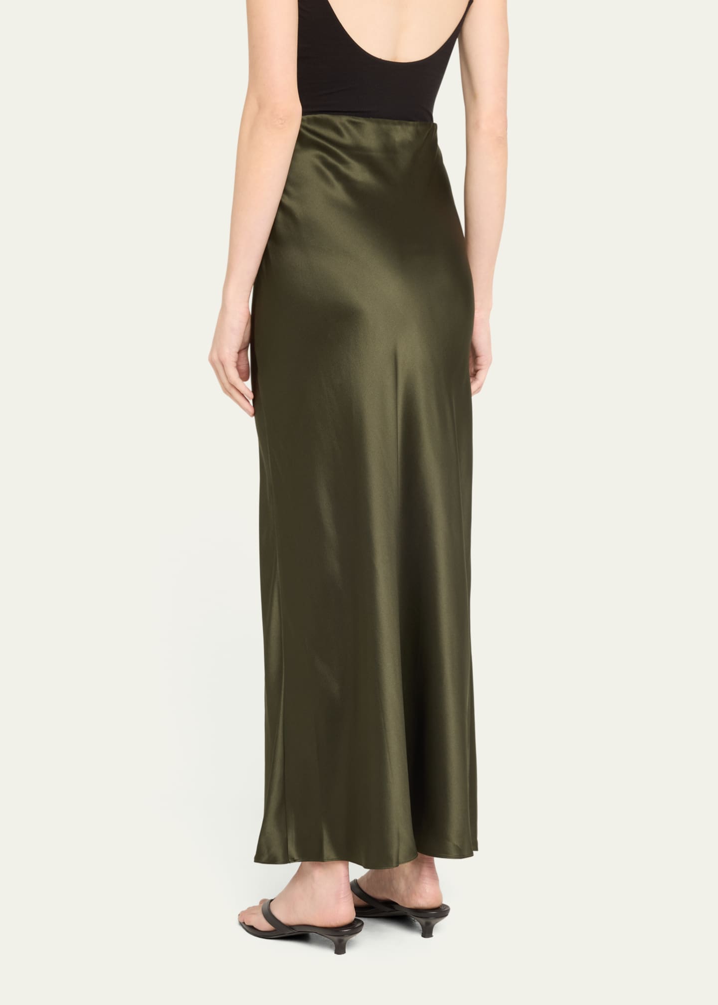 FRAME Silk Column Maxi Skirt - Bergdorf Goodman