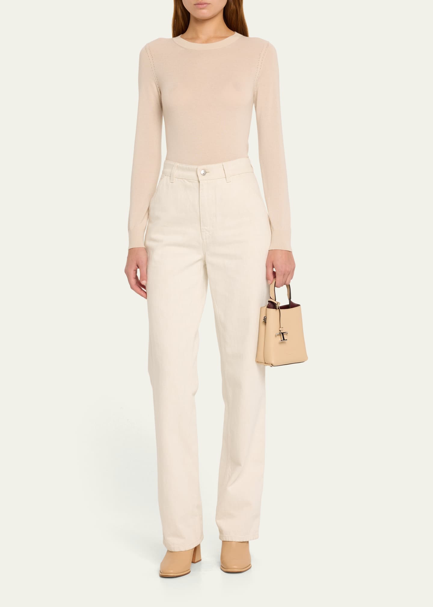 Tod's Micro Leather Tote Bag - Bergdorf Goodman