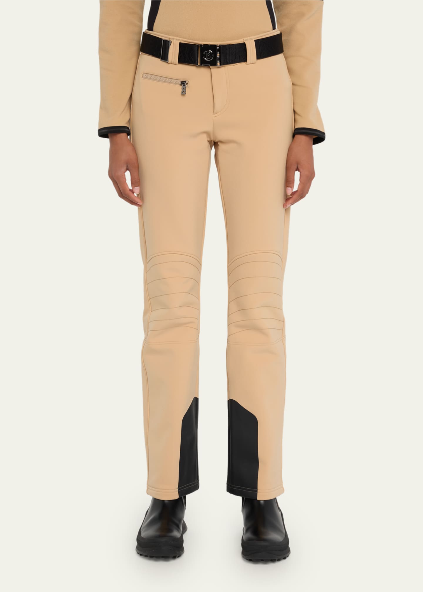Bogner Madei Softshell Belted Ski Pants - Bergdorf Goodman
