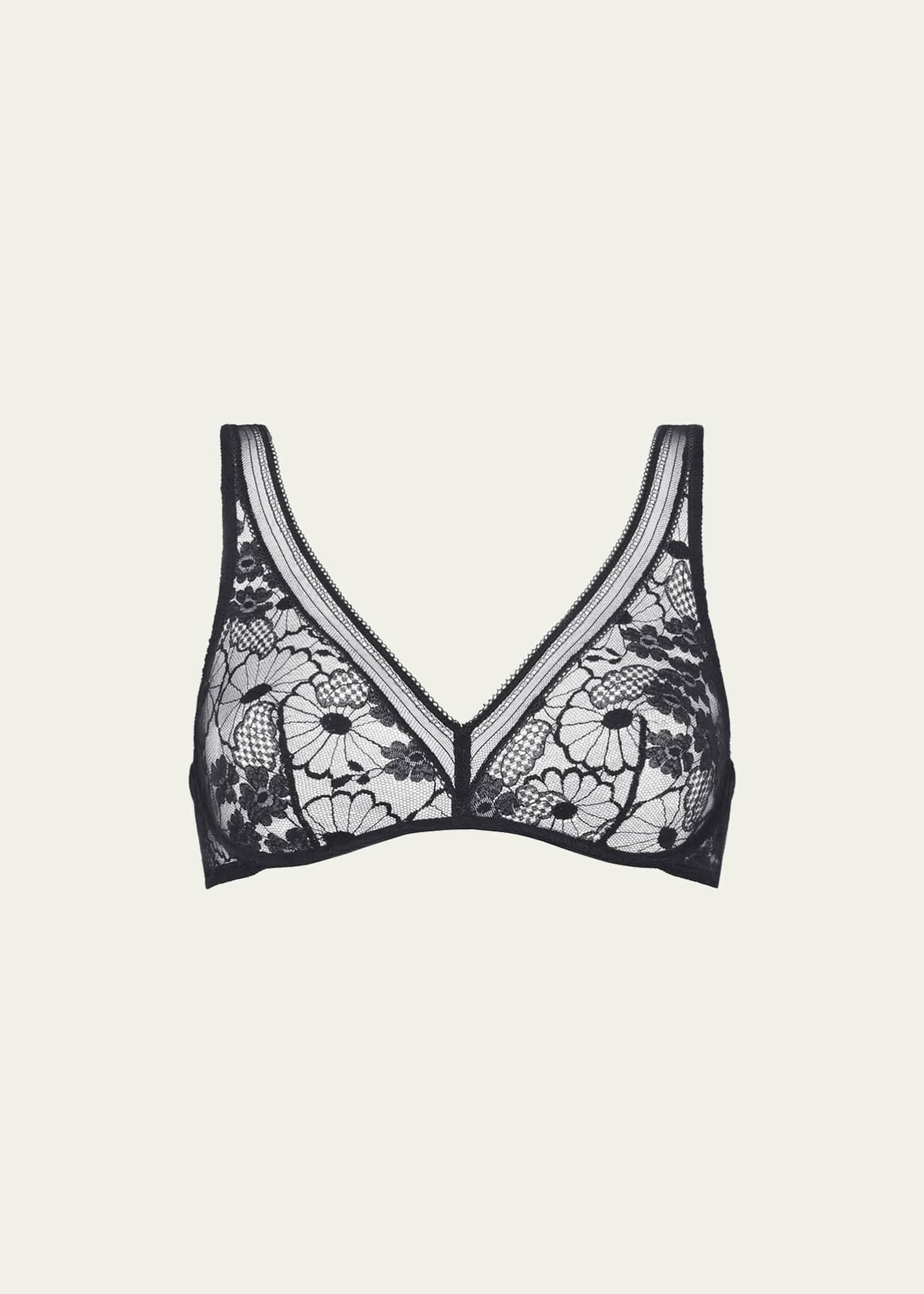 Eres Millefleurs Underwire Floral Lace Triangle Bra - Bergdorf Goodman