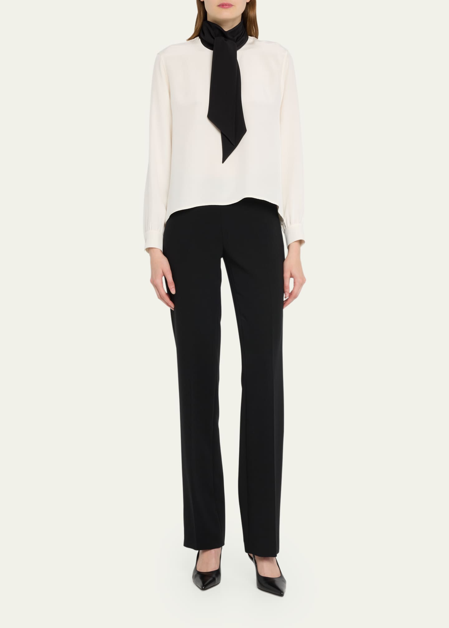 Libertine Le Smoking Slim Keith Tie Blouse - Bergdorf Goodman